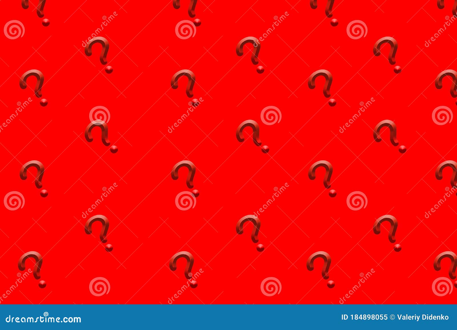 Punctuation Marks on Red Background Stock Illustration - Illustration ...