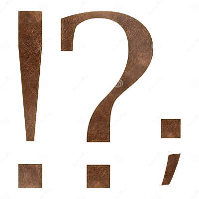 Punctuation Marks Vector Set, Collection of Question, Exclamation Marks ...