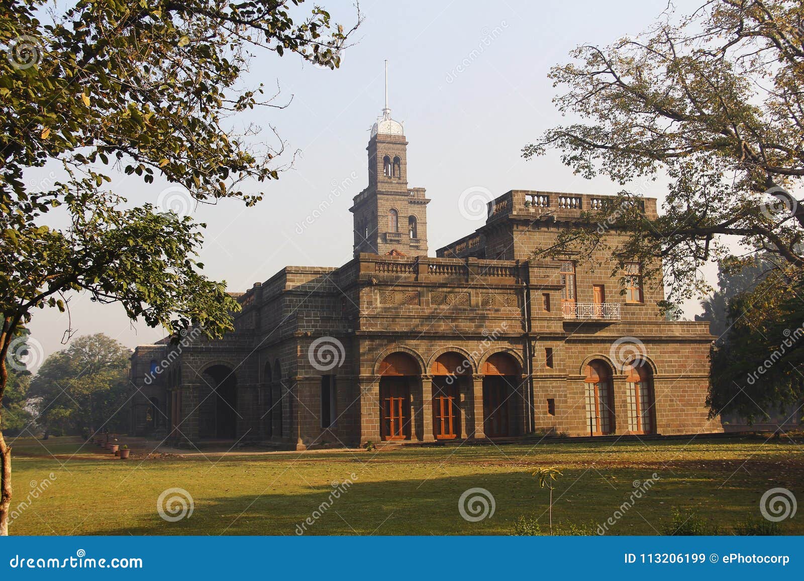 Pune University, Main Building, Pune Royalty-Free Stock Photography ...