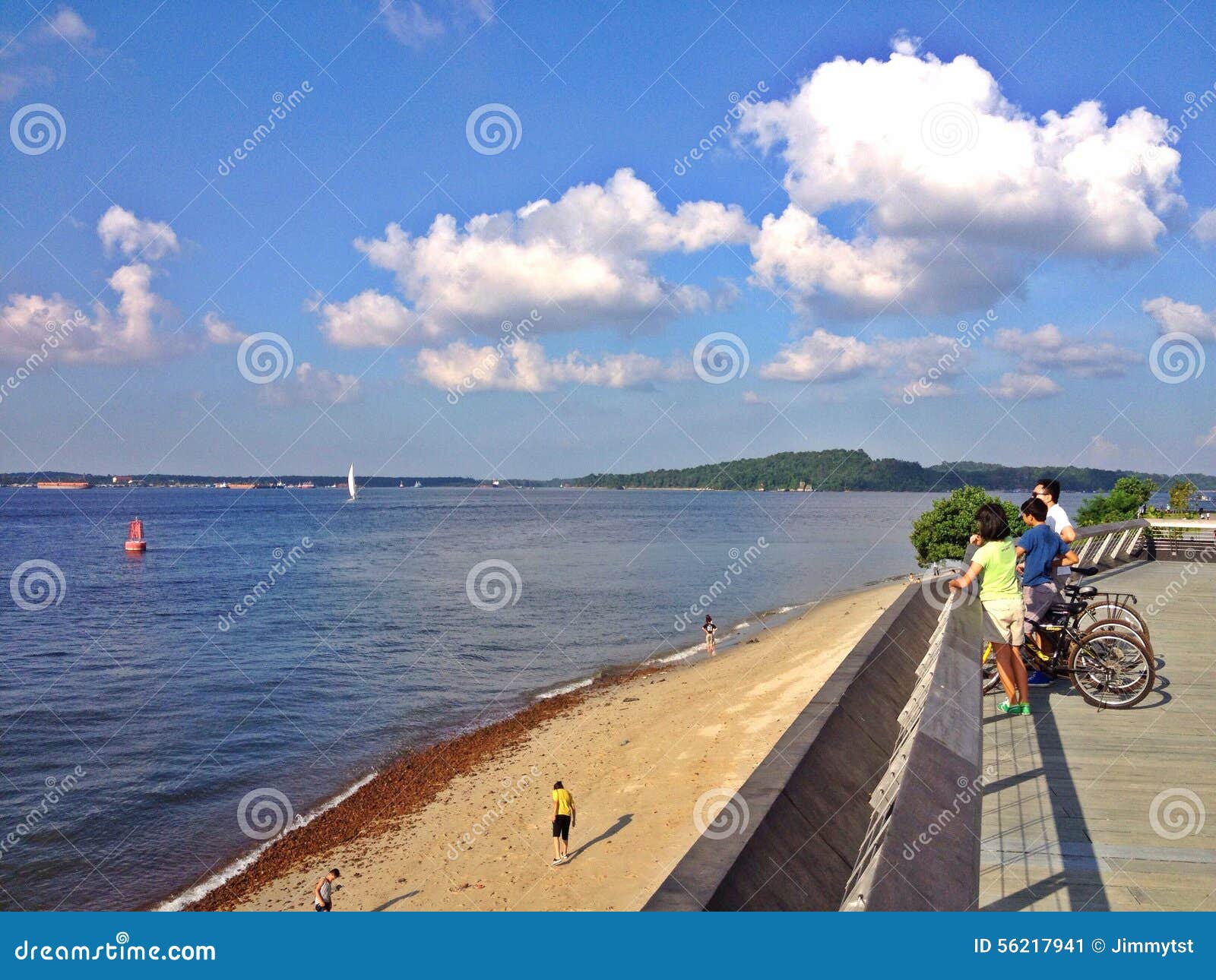 Punggol Point Viewing Deck, Singapore Editorial Photo - Image of point ...