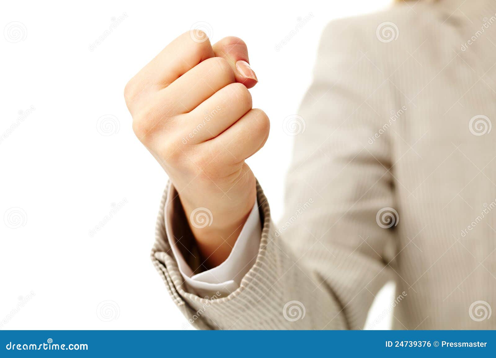 Punho humano foto de stock. Imagem de clenê, sinal, humano - 24739376