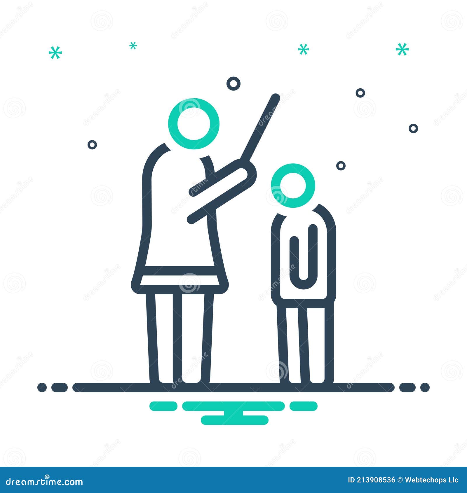 Mix Icon for Punishment, Beating and Penalizing Stock Vector ...