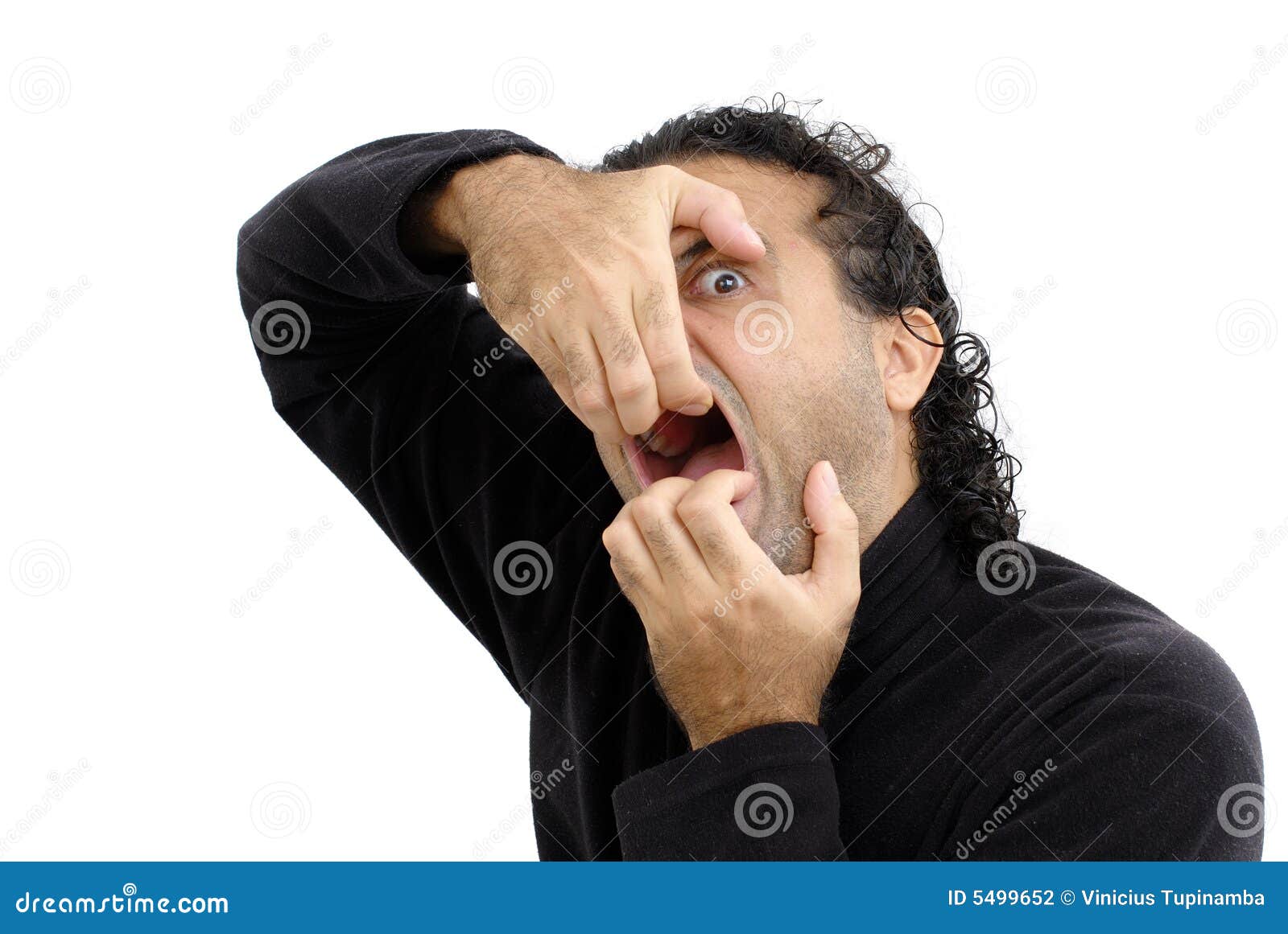 Punition photo stock. Image du blanc, visage, masculin - 5499652