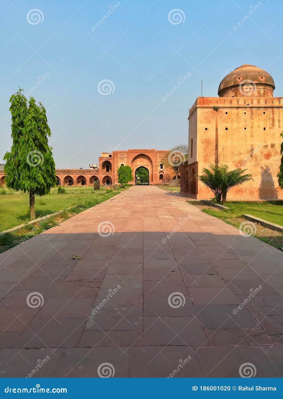 Punjab, India - an Old Building / Structure/ Architecture from Mughal ...
