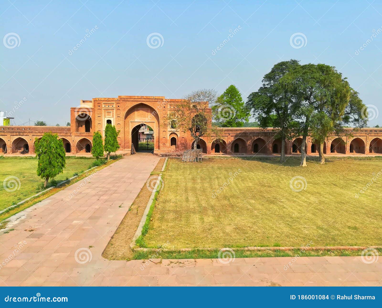 Punjab, India - an Old Building / Structure/ Architecture from Mughal ...