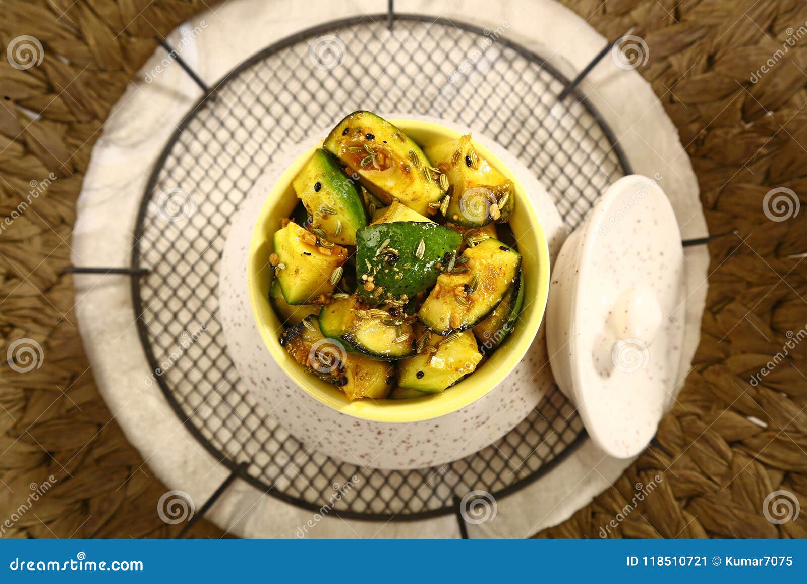 Punjabi Aam Ka Achaar or Mango Pickle, Indian Dish Stock Image - Image ...