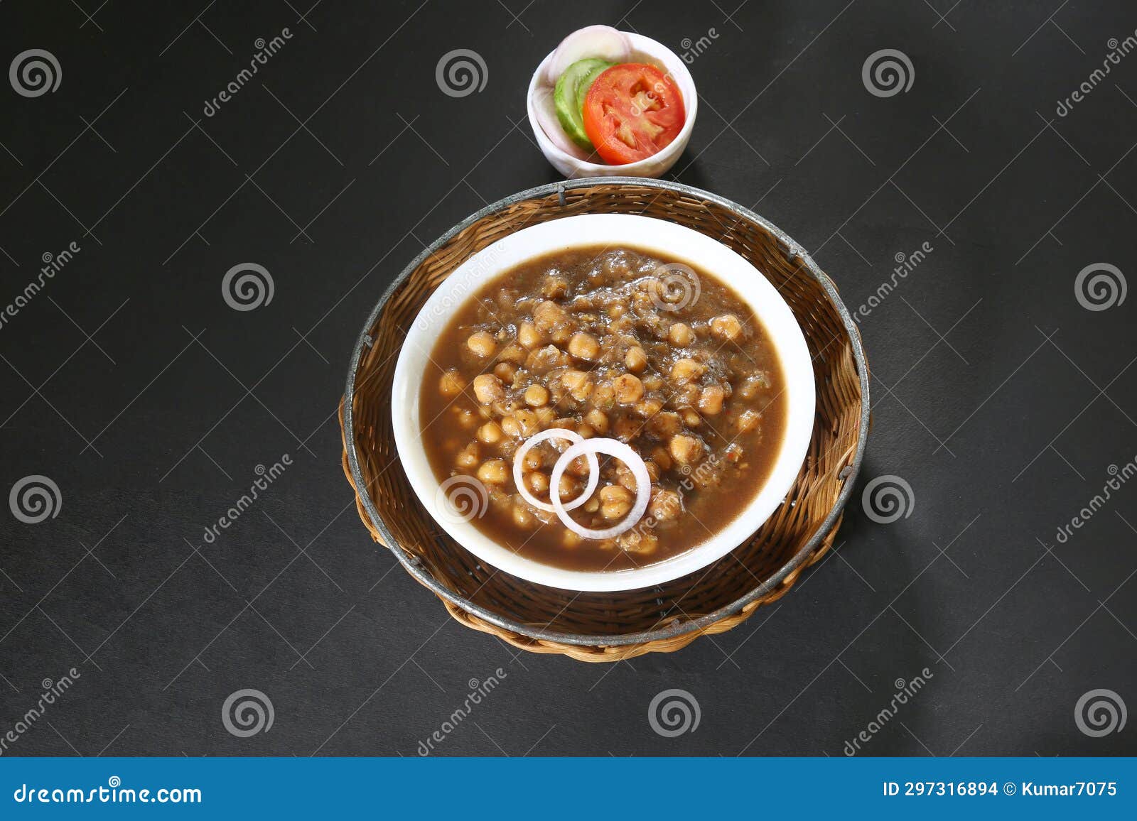 Punjabi Chole or Chole Masala, Indian Dish Stock Photo - Image of ...