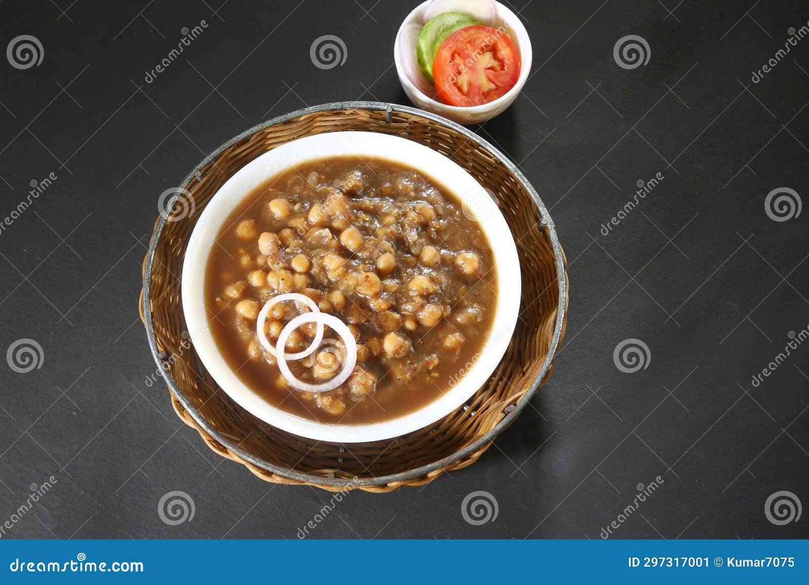 Punjabi Chole or Chole Masala, Indian Dish Stock Image - Image of ...