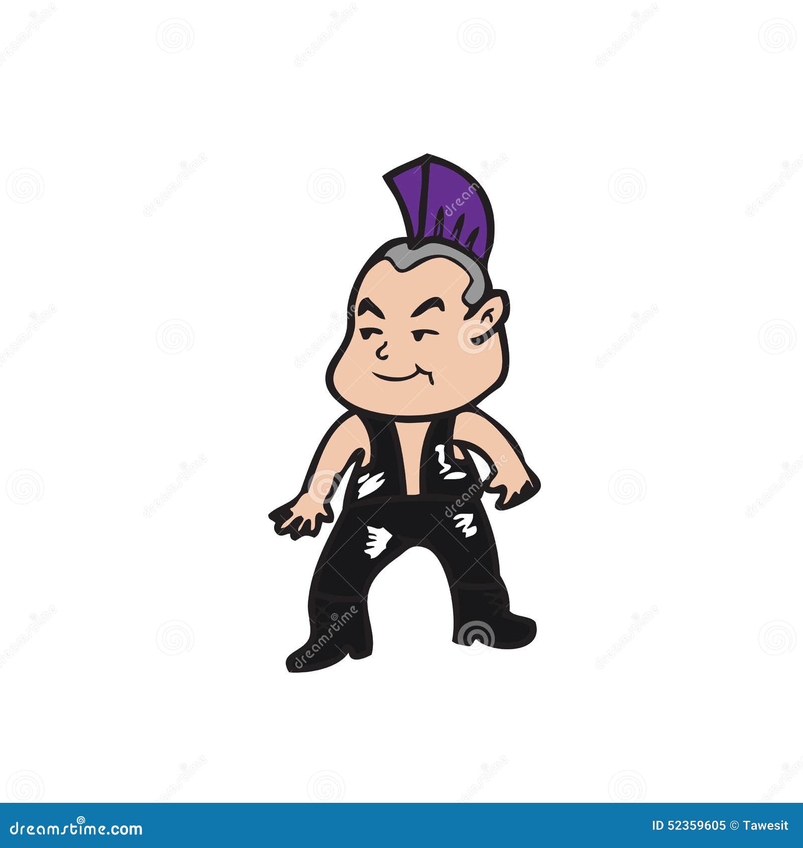 Punk Boy Stock Vector - Image: 52359605