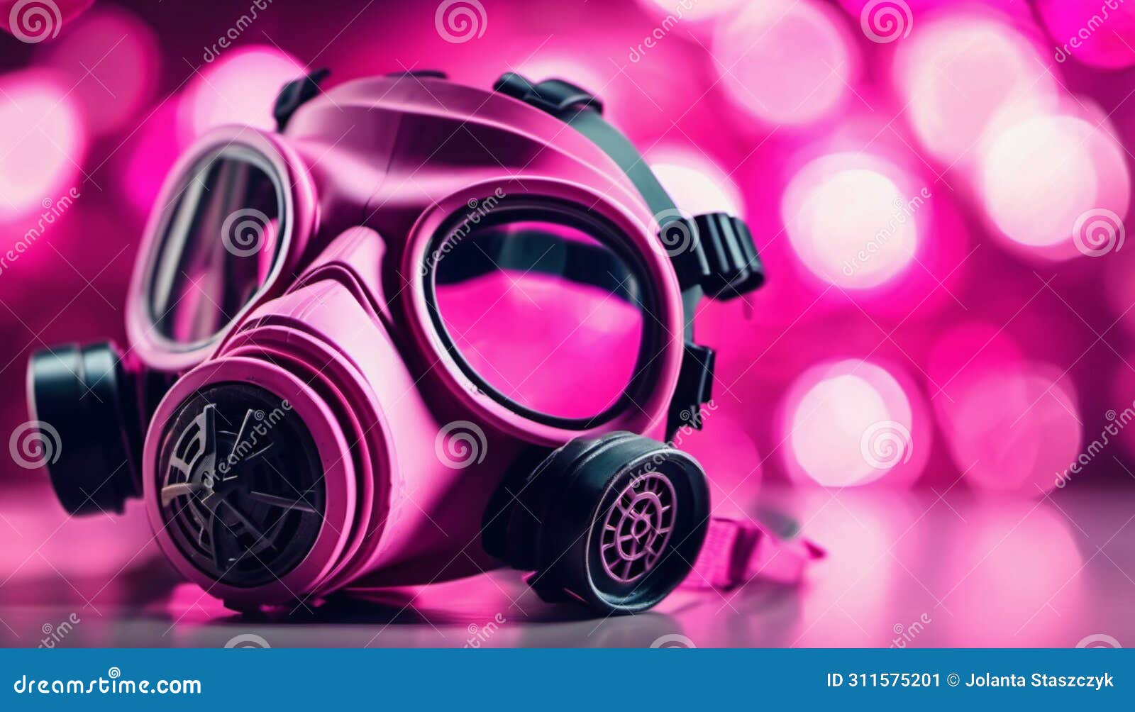 A punk gas mask, AI stock illustration. Illustration of gadget - 311575201