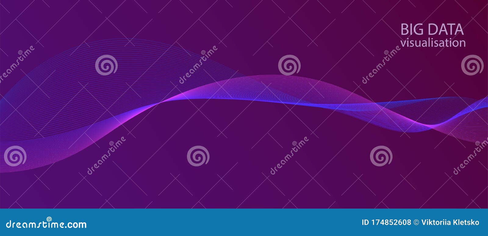 Punk Gradient Overlay. Futuristic Vector Equalizer Stock Illustration ...