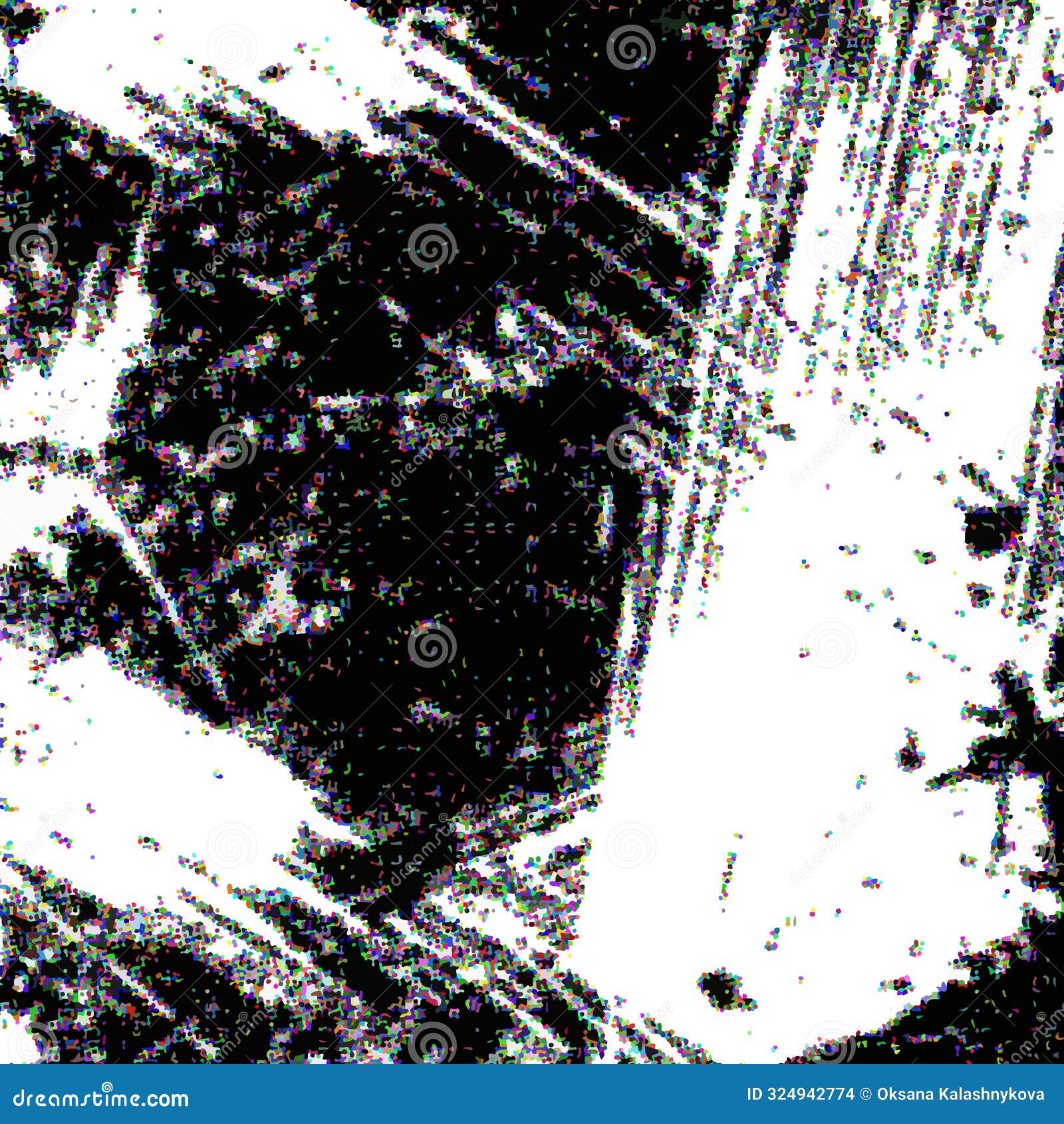 Punk Grunge Distressed Poster Background Texture. Stock Vector ...