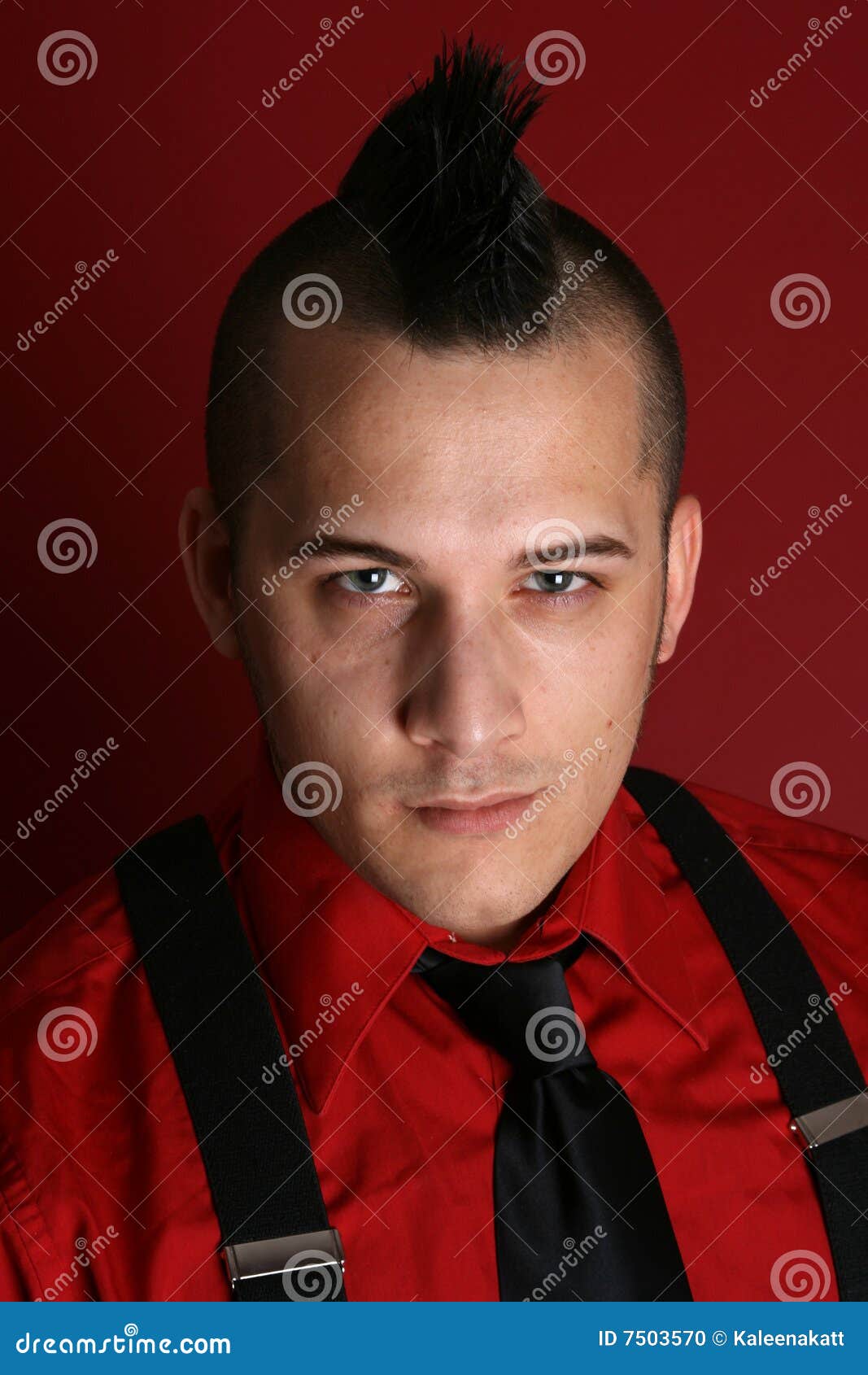 Punk guy with a cigarette stock photo. Image of rebellious - 7503570
