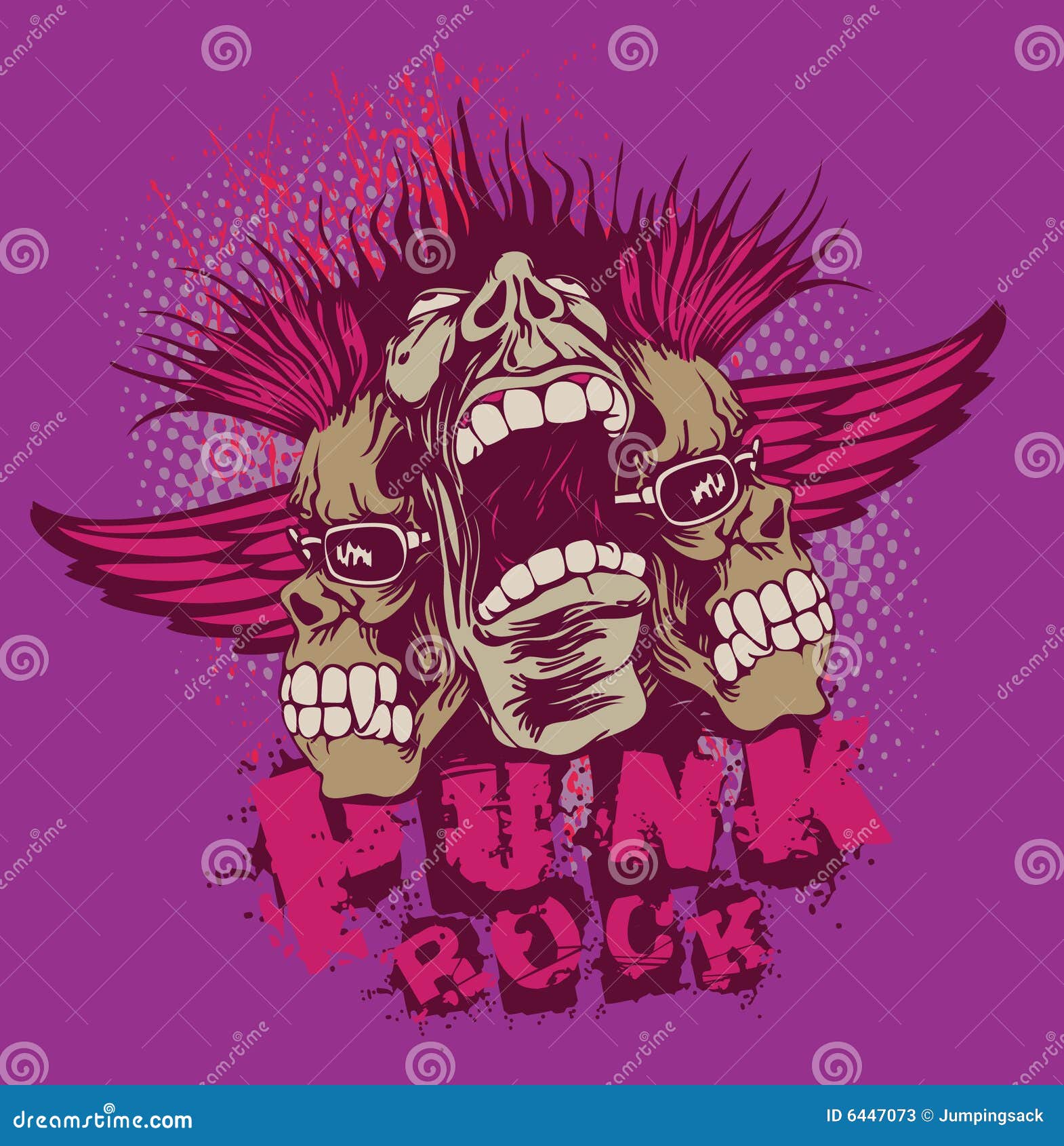 Punk musiker vektor illustrationer. Illustration av metall - 6447073