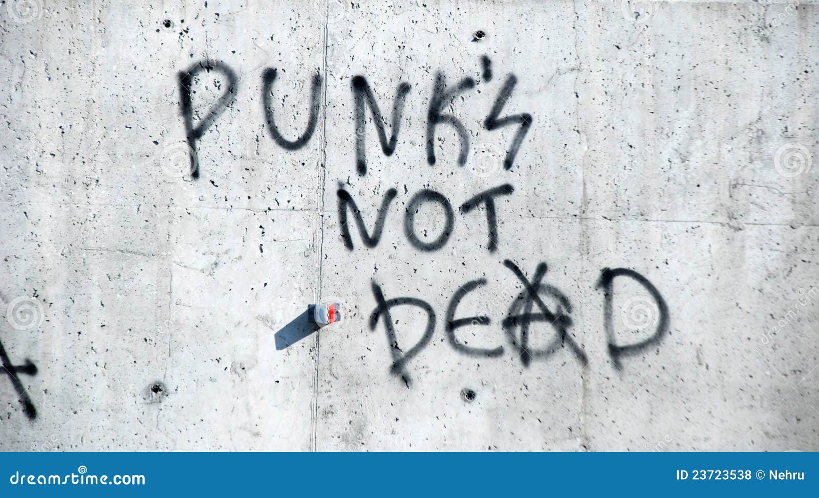 Punk is not dead stock photo. Image of hand, dead, street - 23723538