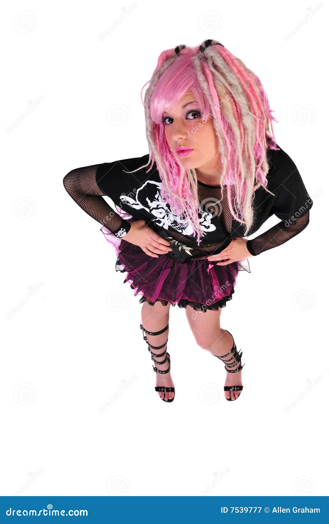 Punk Out stock image. Image of marketing, beauty, black - 7539777