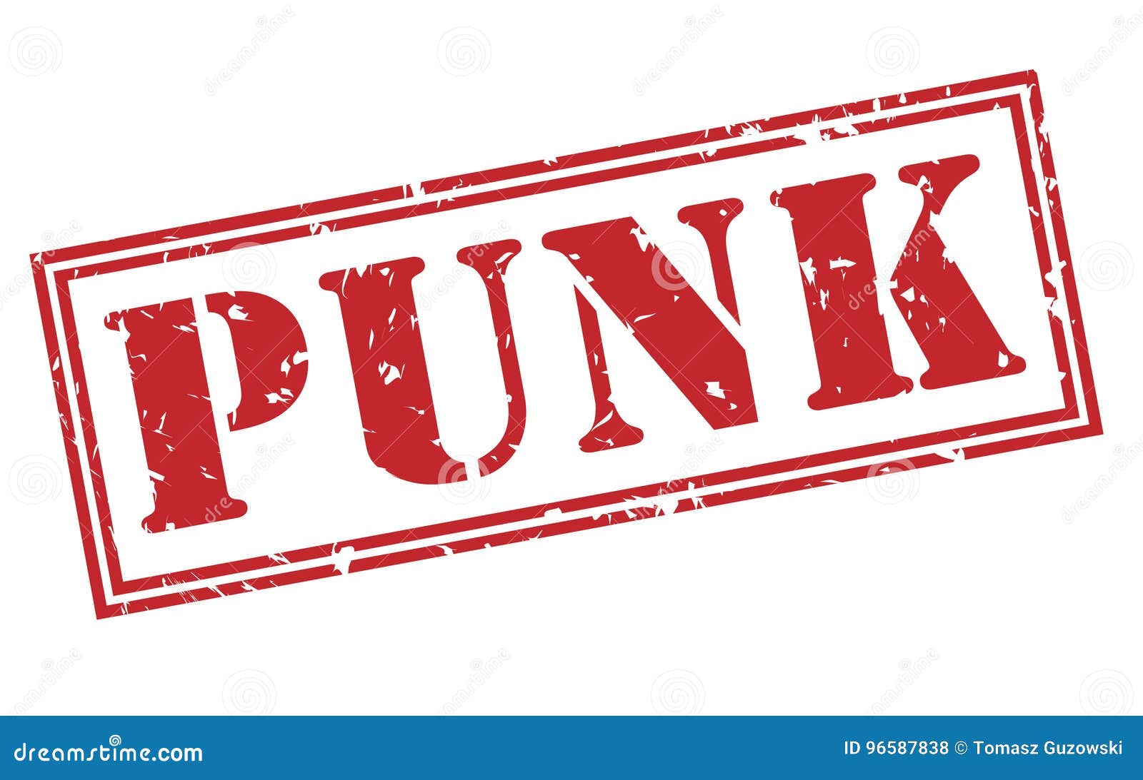 Punk red stamp stock illustration. Illustration of watermark - 96587838