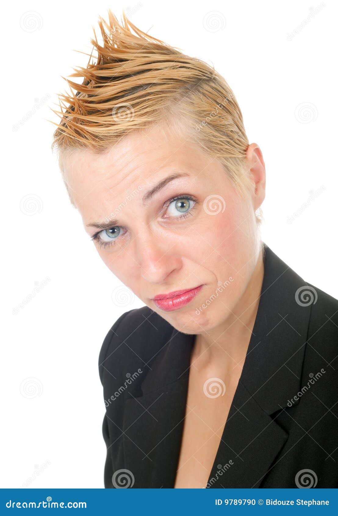 Punk rock business woman stock photo. Image of portrait - 9789790