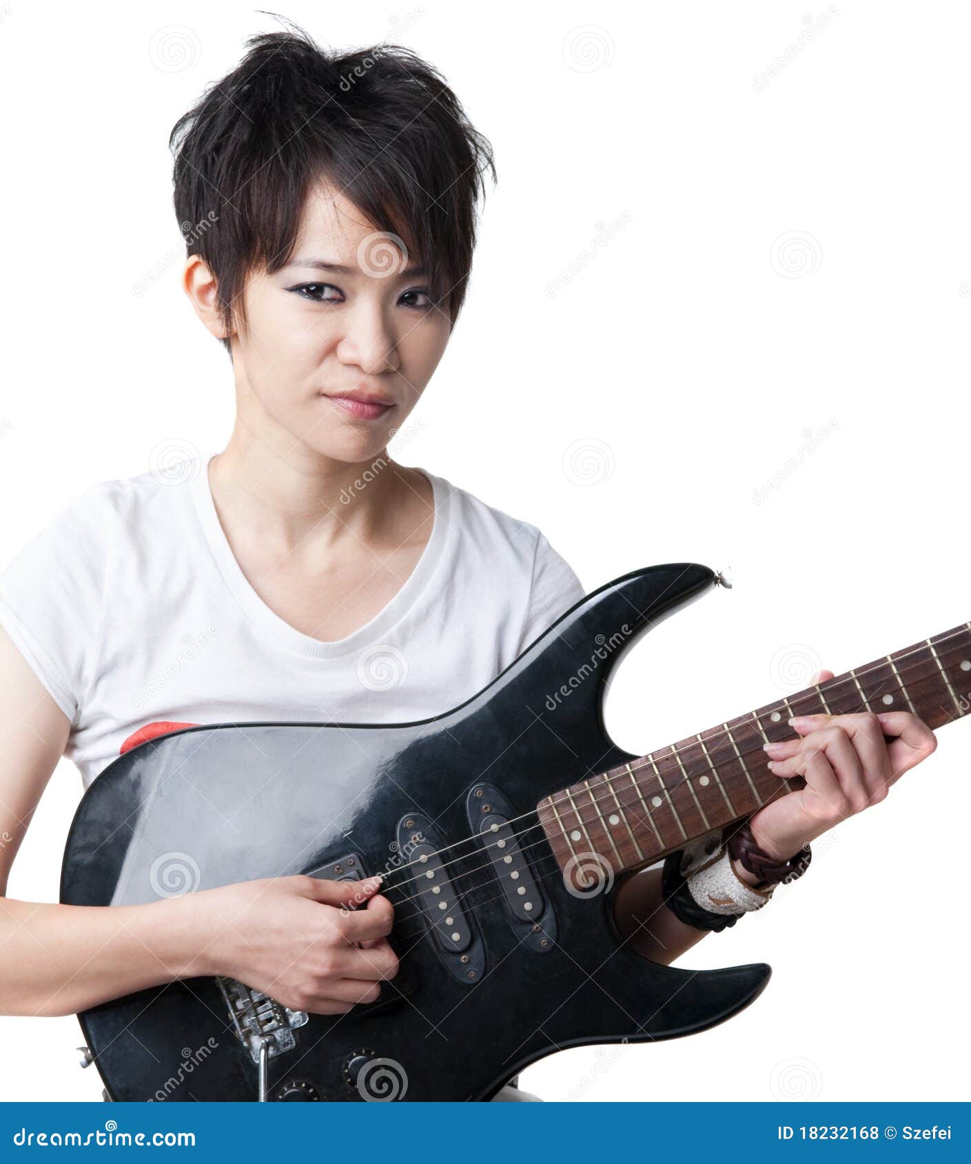Punk Rockstar stock photo. Image of music, indoor, looking - 18232168