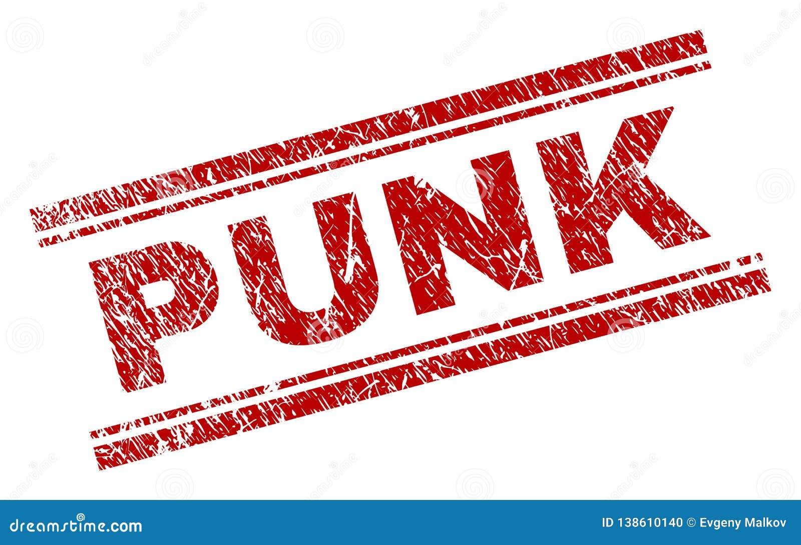 Grunge Textured PUNK Stamp Seal Stock Vector - Illustration of dirty ...