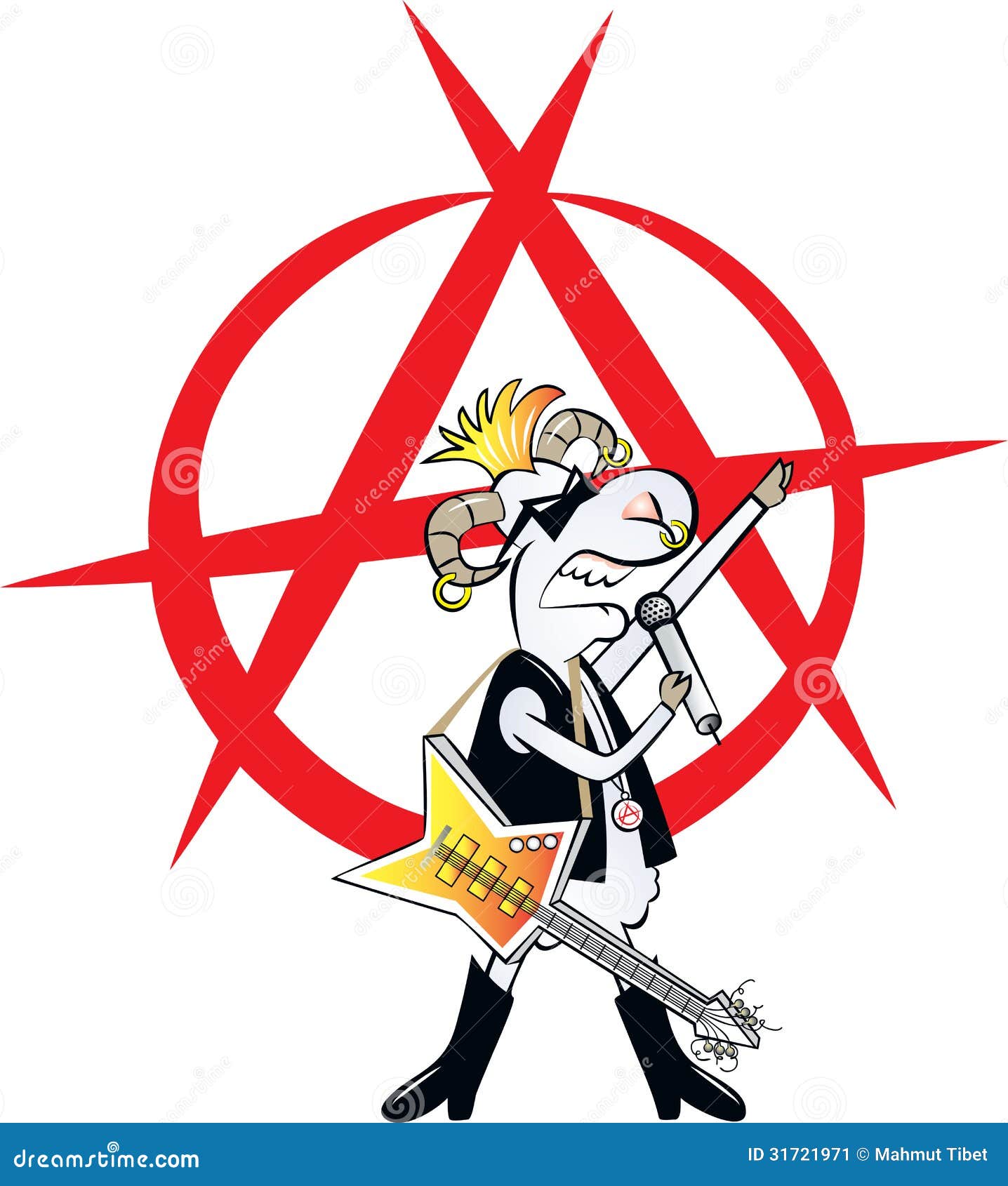 Punkare vektor illustrationer. Illustration av maskot - 31721971