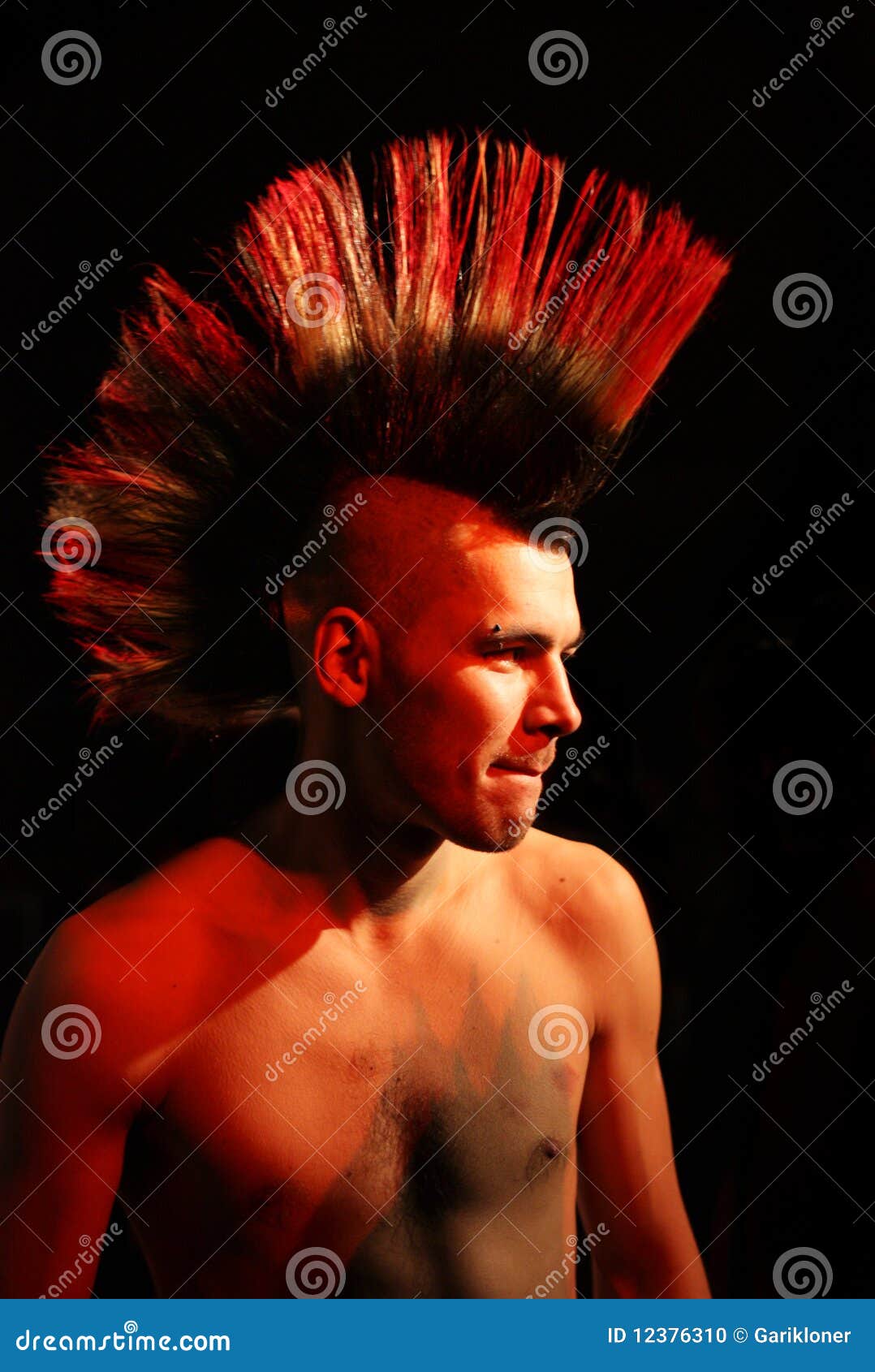 Punker stock foto. Image of niet, dood, rood, rave, subcultuur - 12376310