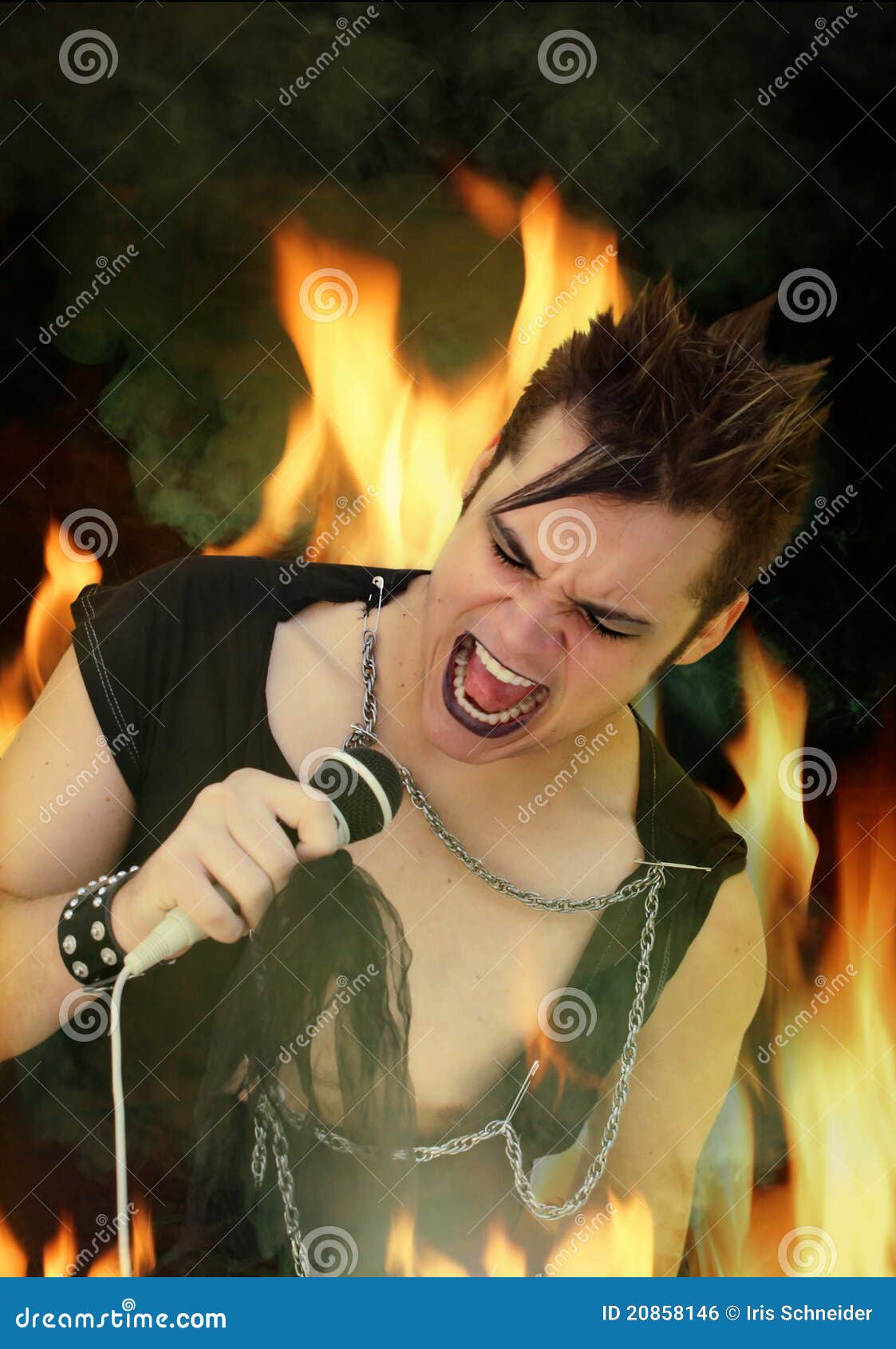 Punker stock foto. Image of expressief, cultureel, stijl - 20858146