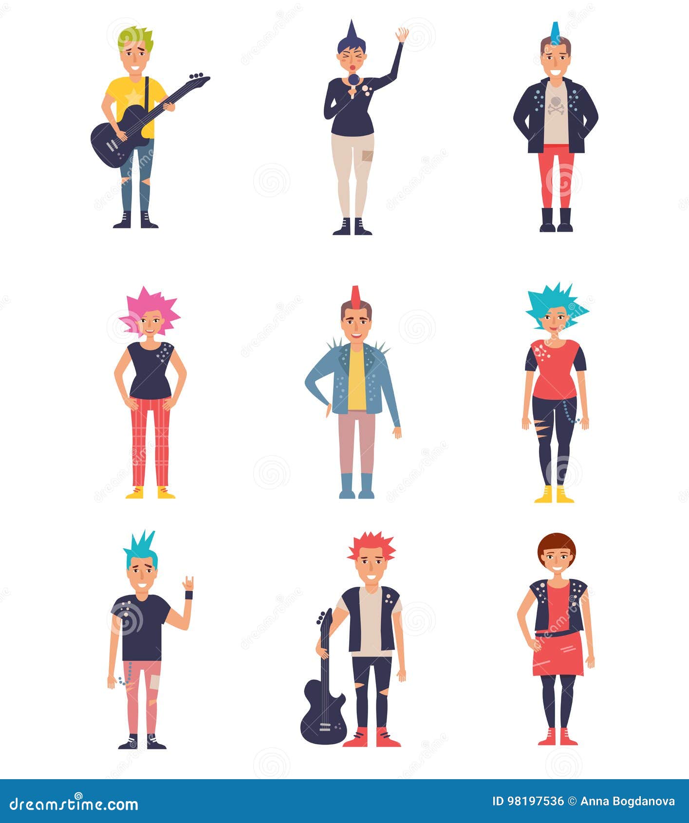 Punks Vector Logo. | CartoonDealer.com #81925228