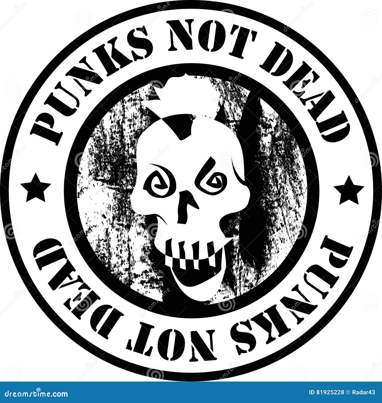 Punks Vector Logo. stock vector. Illustration of vector - 81925228