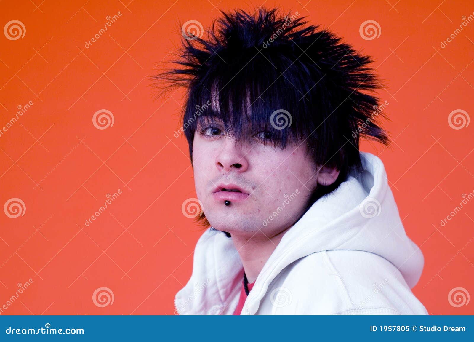 Punky imagen de archivo. Imagen de estilo, anaranjado - 1957805