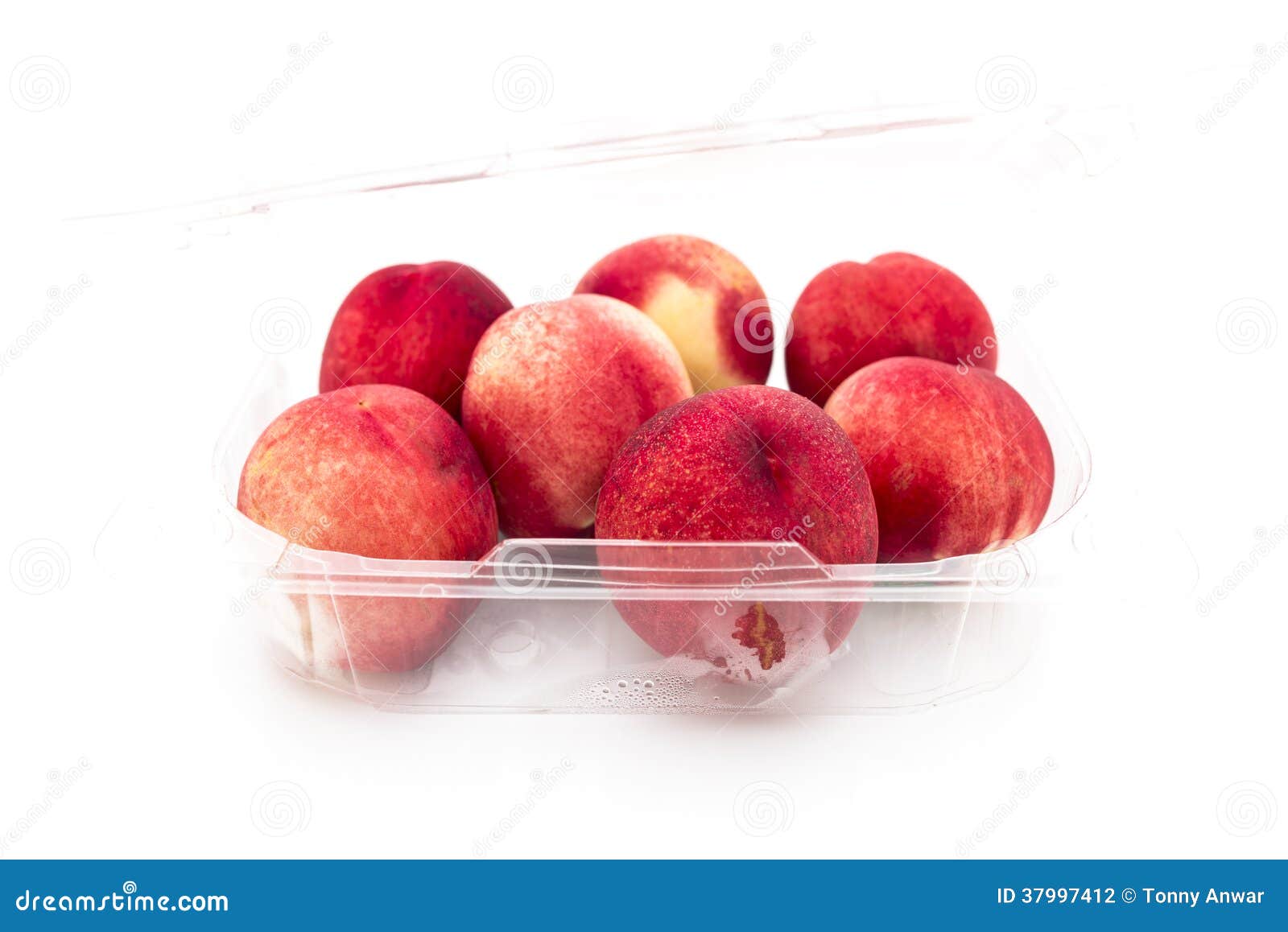 Punnet Nectarines stock photo. Image of packaging, ingredient - 37997412