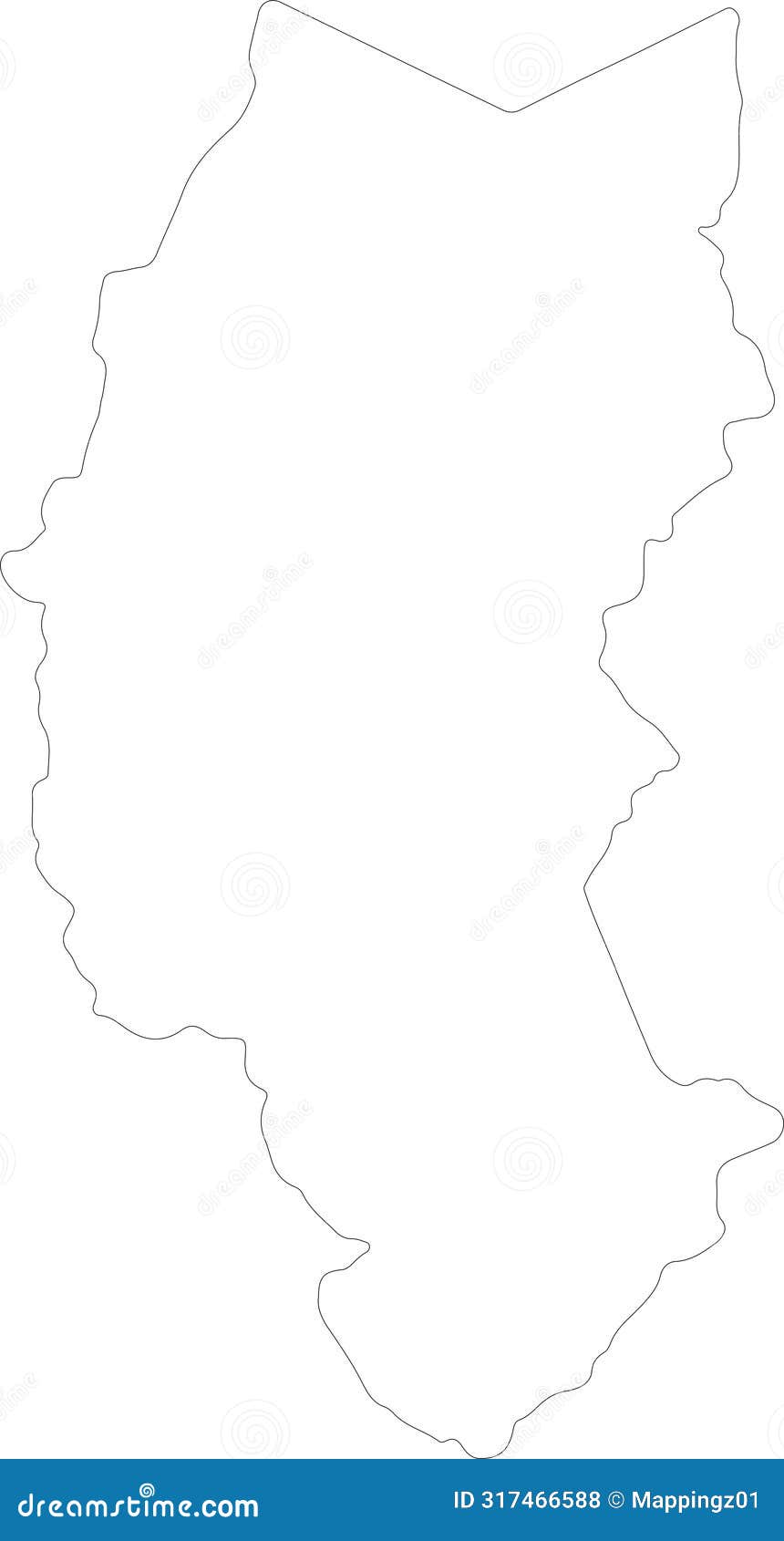 Puno Peru outline map stock illustration. Illustration of silhouette ...