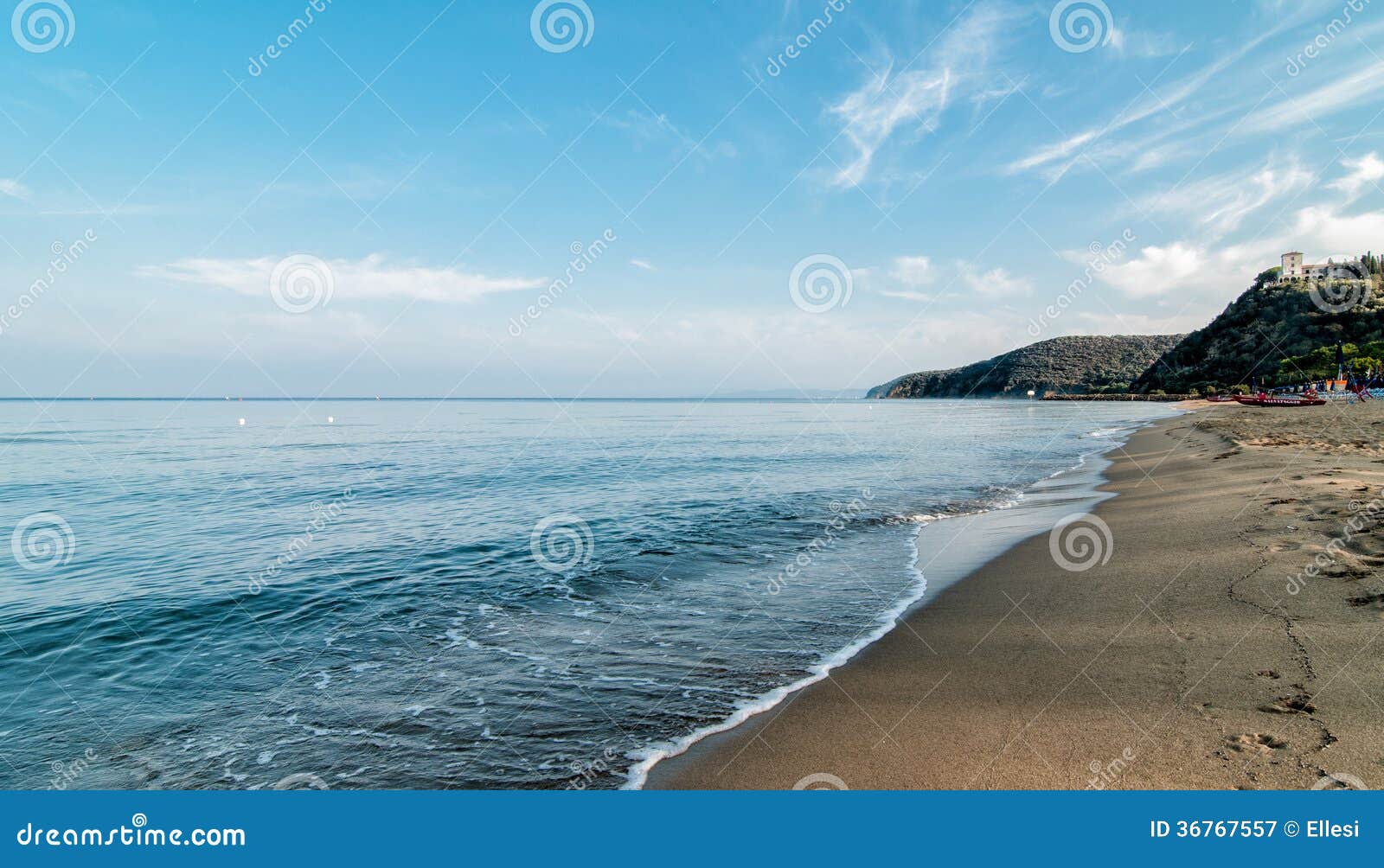 Punta Ala beach stock image. Image of tuscany, beach - 36767557