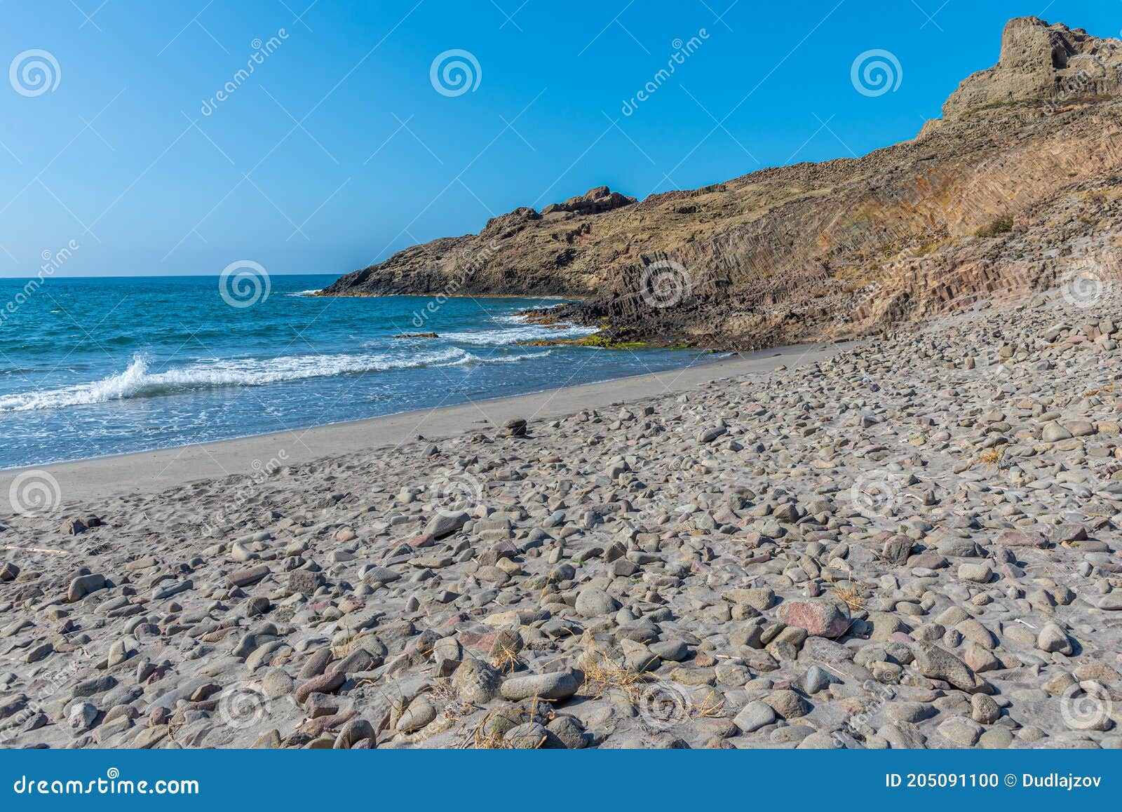 Punta Baja at Cabo De Gata Natural Park in Spain Stock Photo - Image of ...