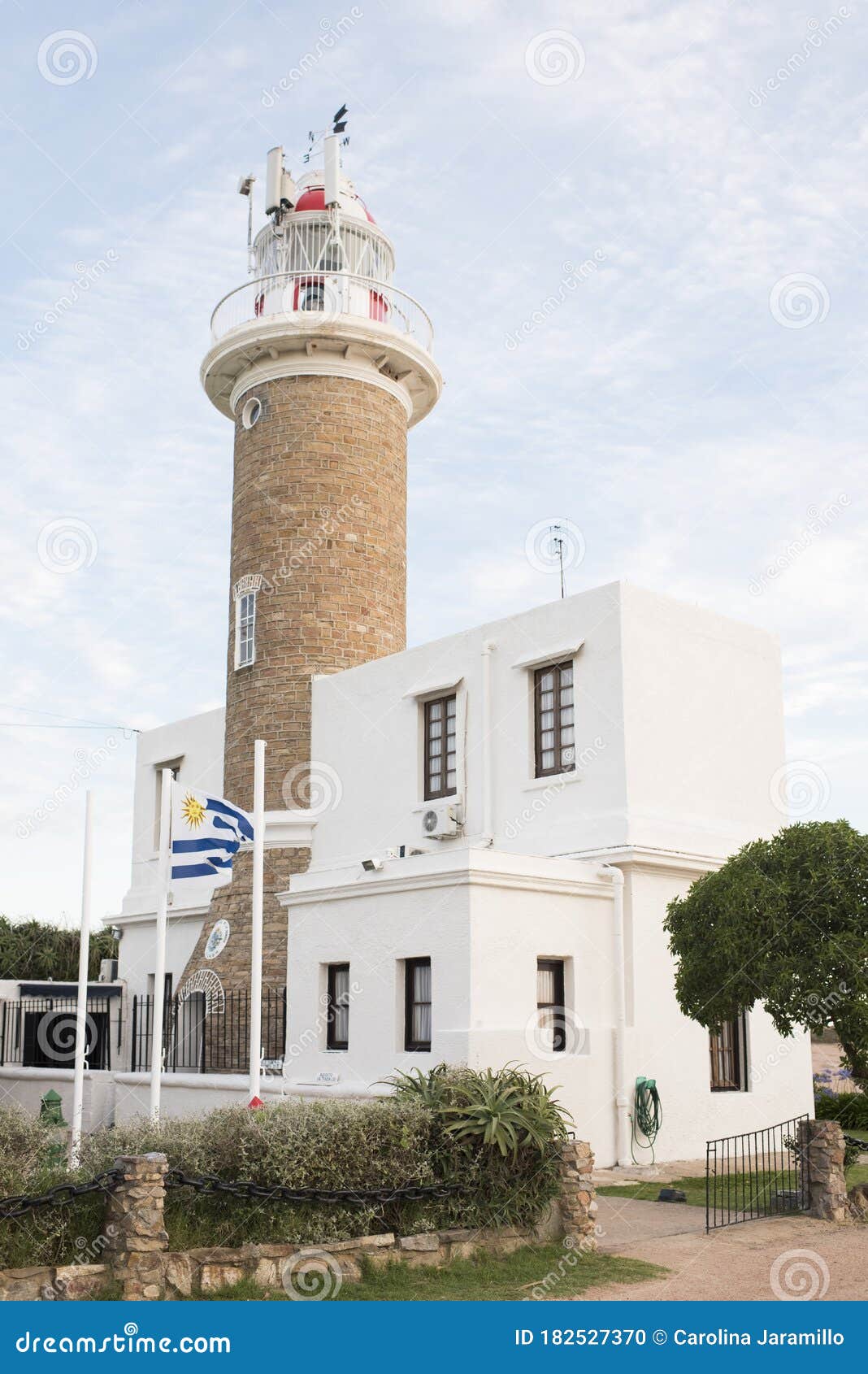Punta Brava or Punta Carretas Lighthouse; Montevideo, Uruguay Editorial ...