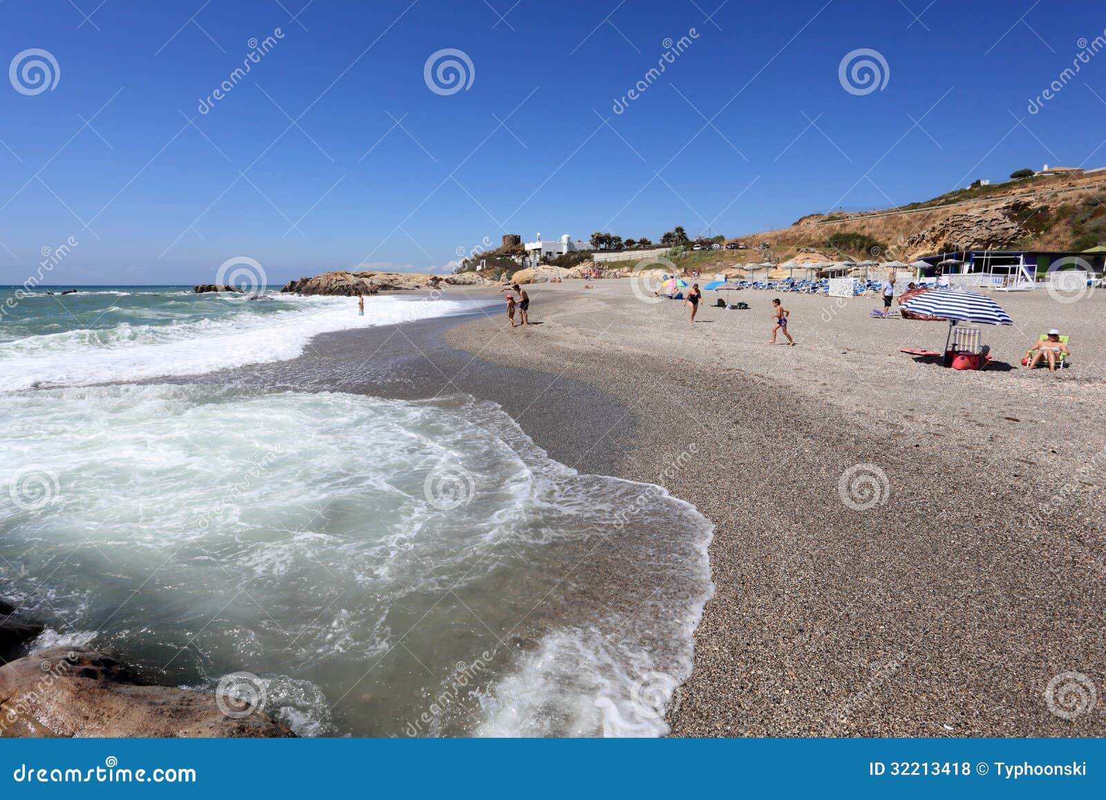 Punta Chullera Beach, Spain Editorial Stock Photo - Image of spanish ...