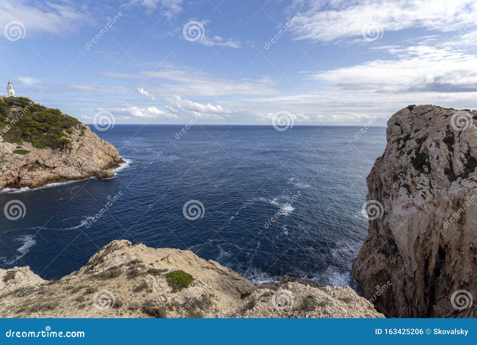 Punta de Capdepera stock photo. Image of balearic, autumn - 163425206