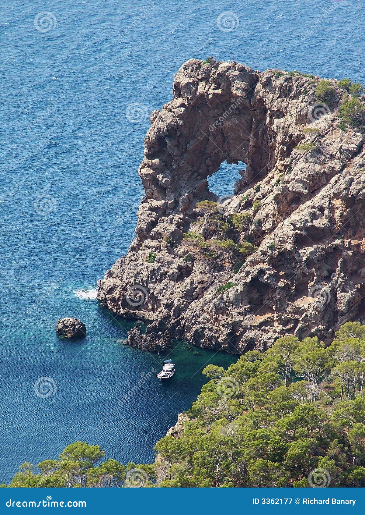 Punta De Sa Foradada, Mallorca, Spain Stock Image - Image of balearic ...