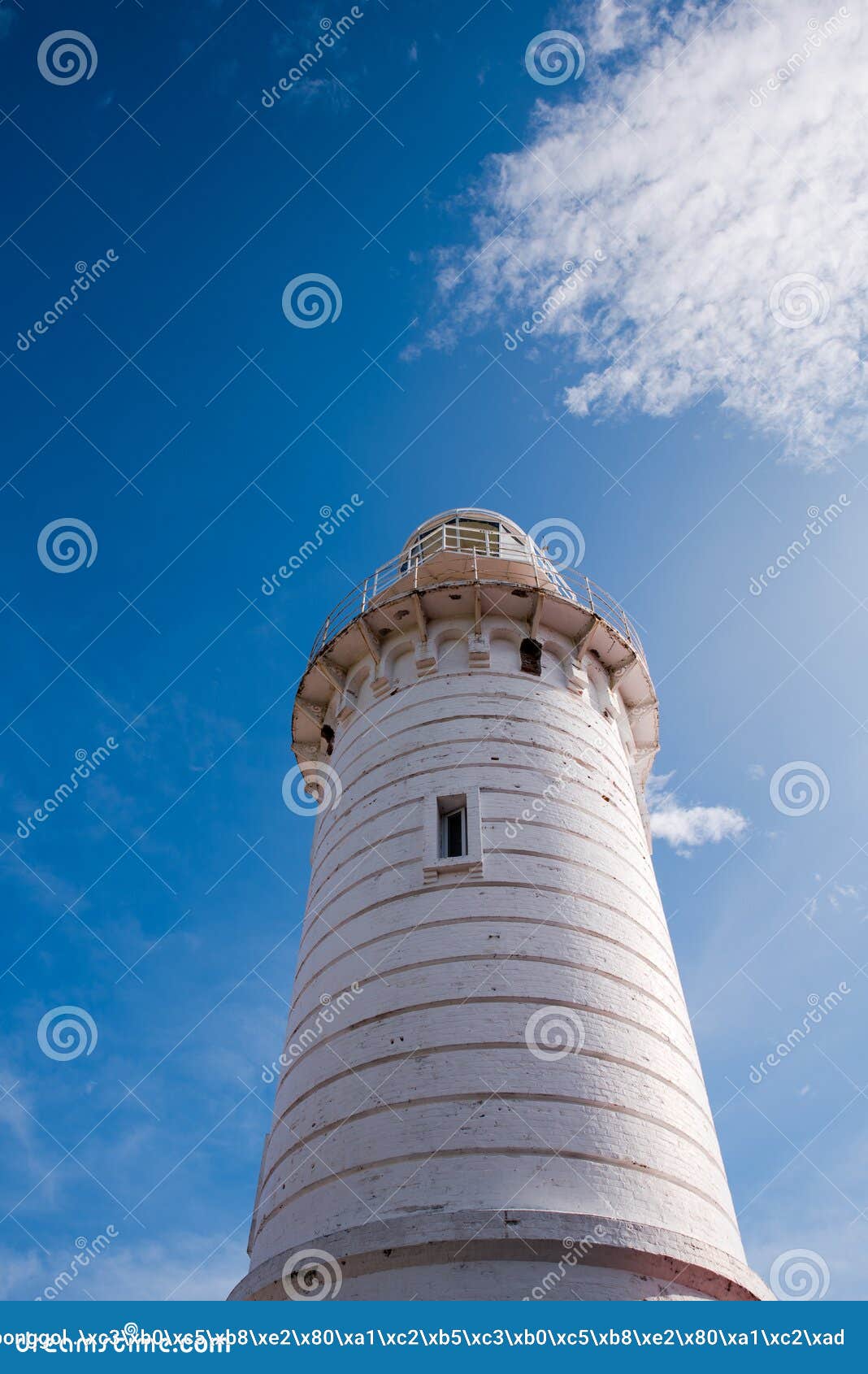 Punta Malabrigo Lighthouse Tower at Batangas,Philippines Stock Image ...