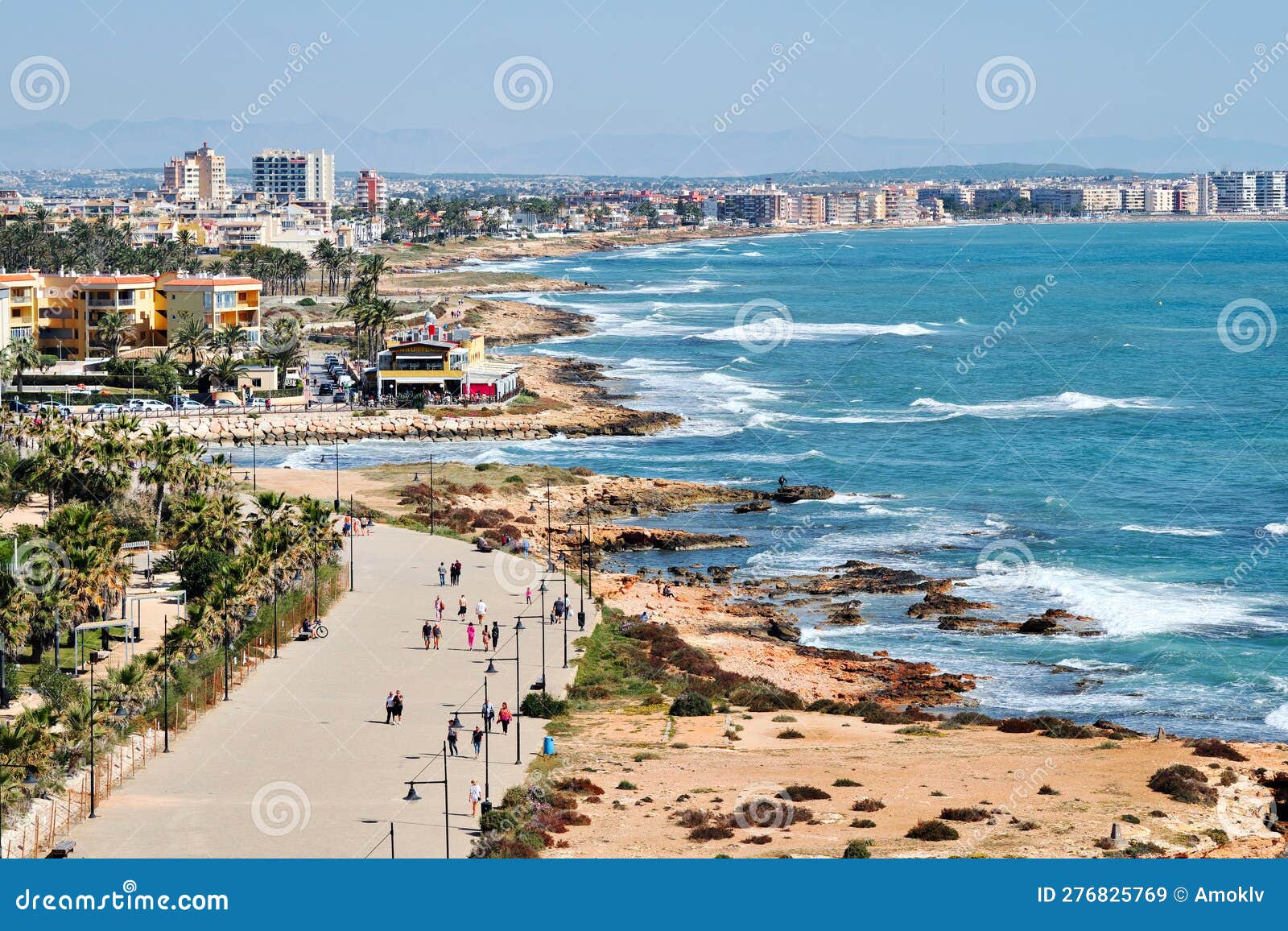 Punta Prima Seaside Modern Residential Building Complex Royalty-Free ...