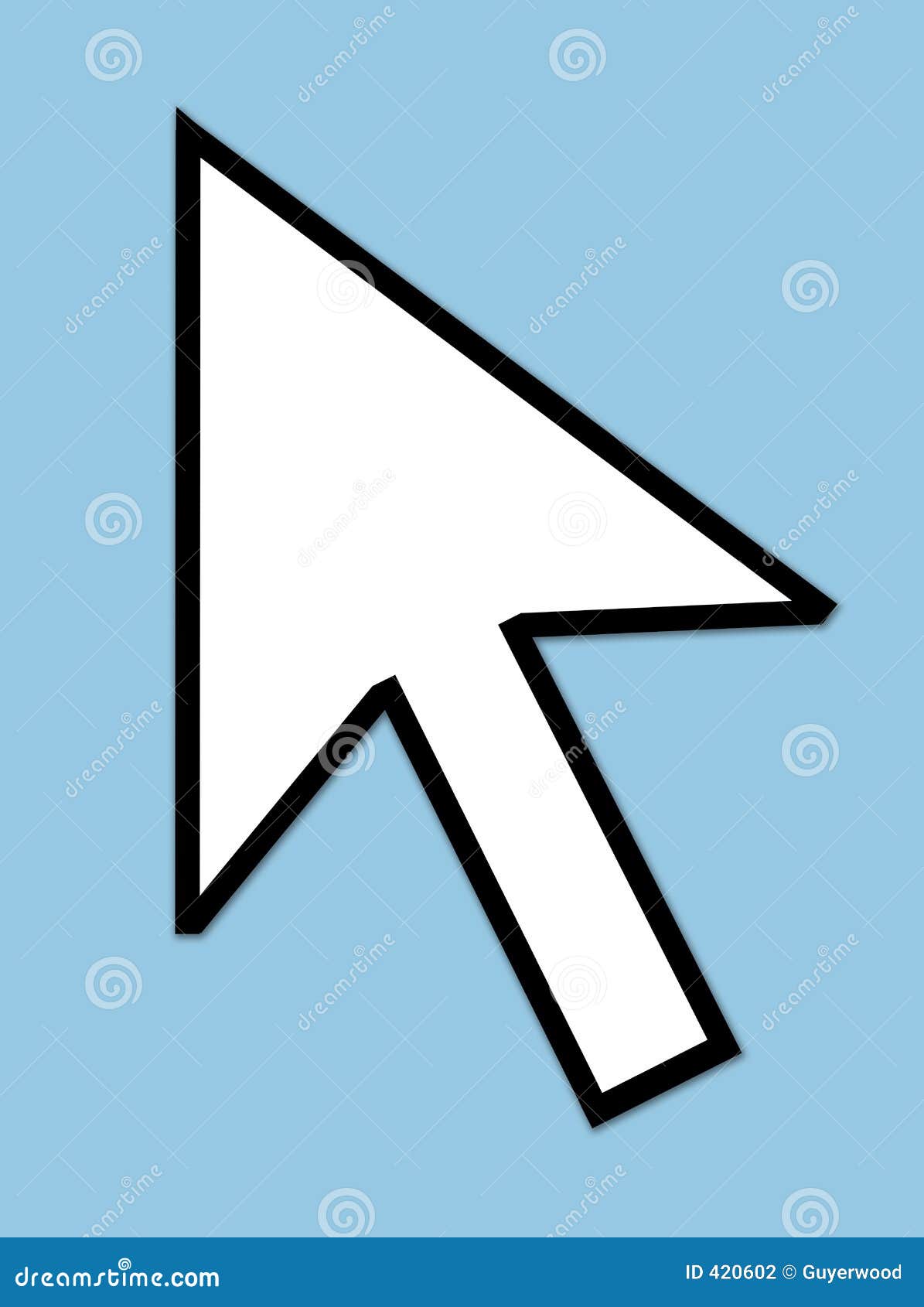 Puntero De Flecha Del Cursor Stock de ilustración - Ilustración de ...