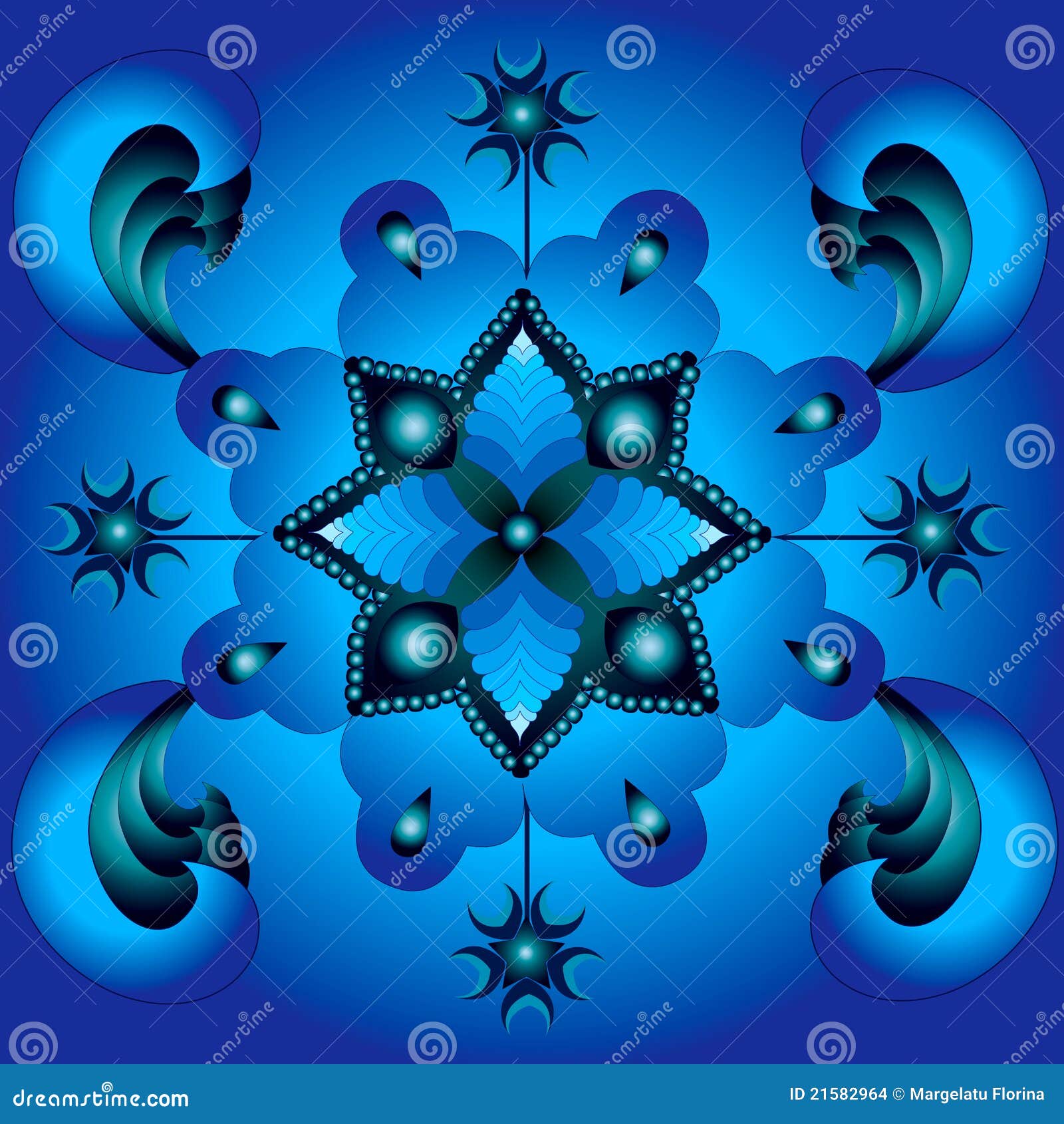 Punti Cardinali Della Mandala Illustrazione Vettoriale - Illustrazione ...