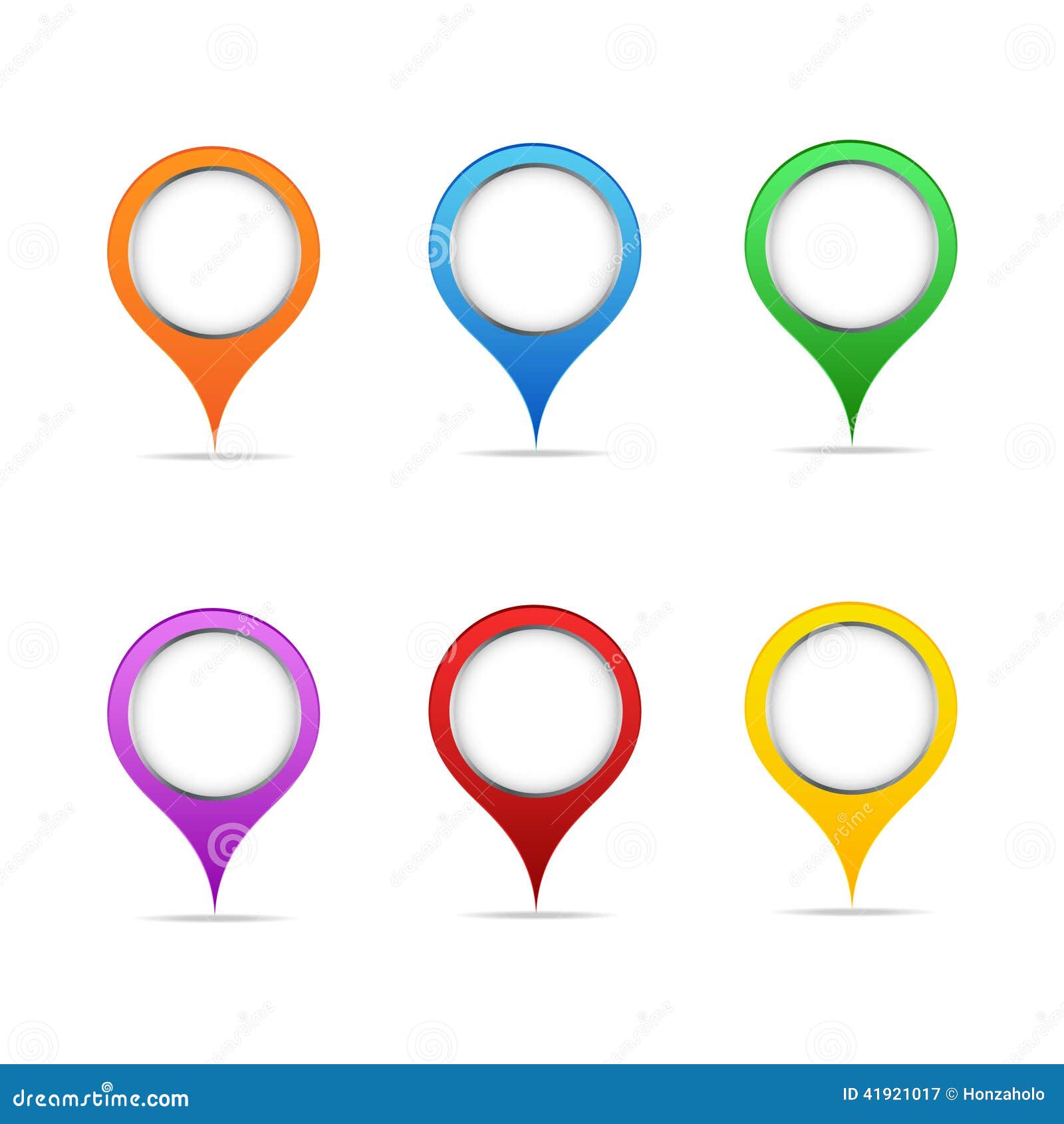 Punti della mappa illustrazione vettoriale. Illustrazione di freccia ...