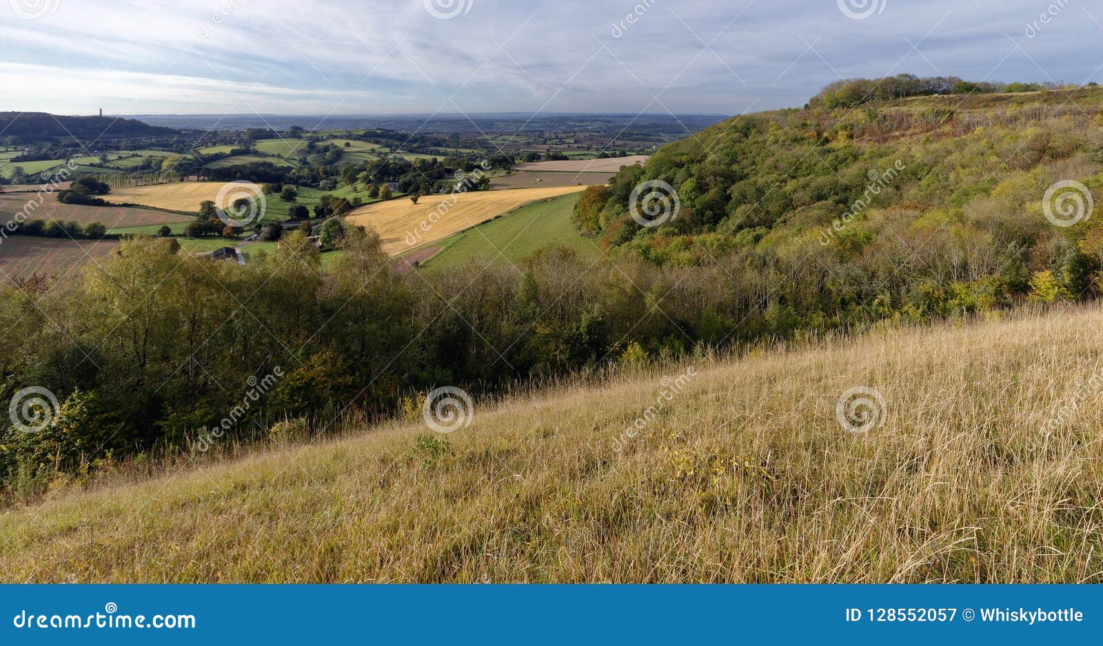 Punto De Drakestone Y Parque De Stancombe, Dursley Imagen de archivo ...