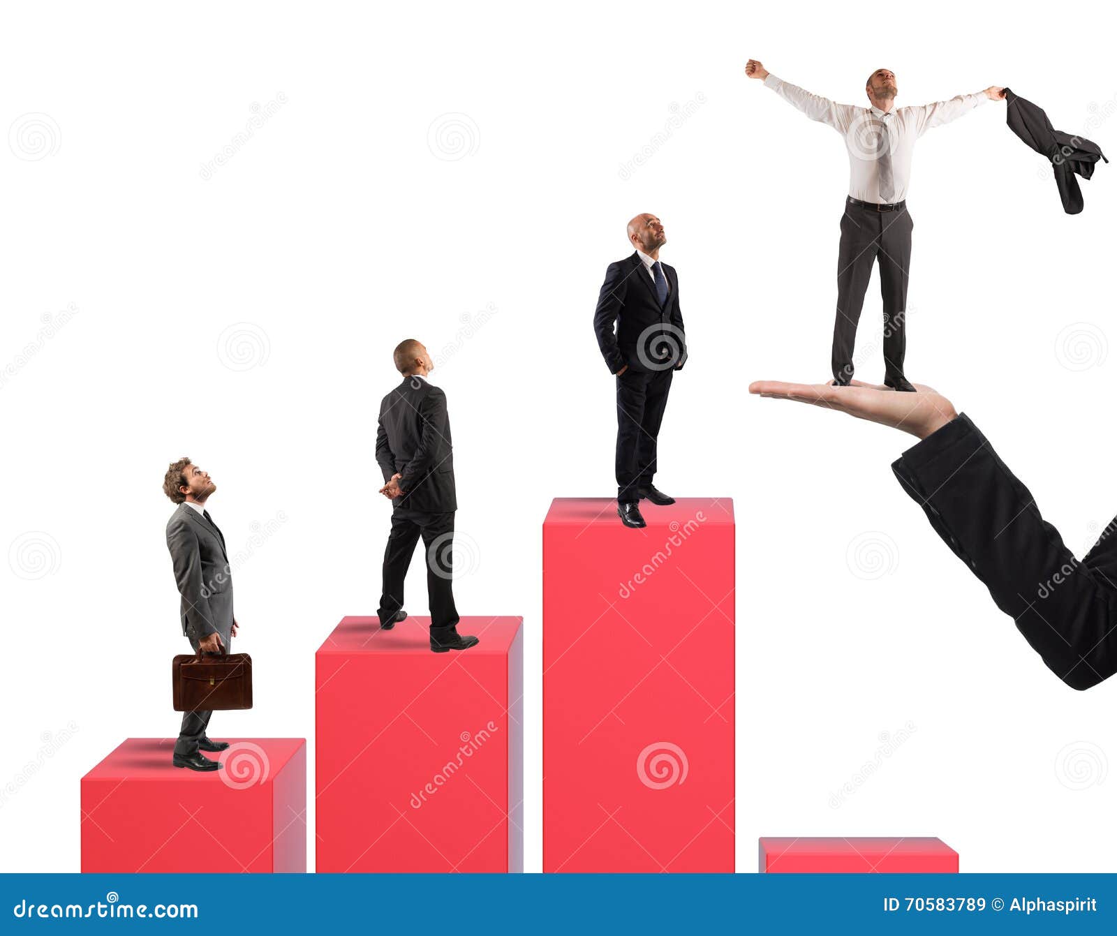 Punto di successo immagine stock. Immagine di successo - 70583789