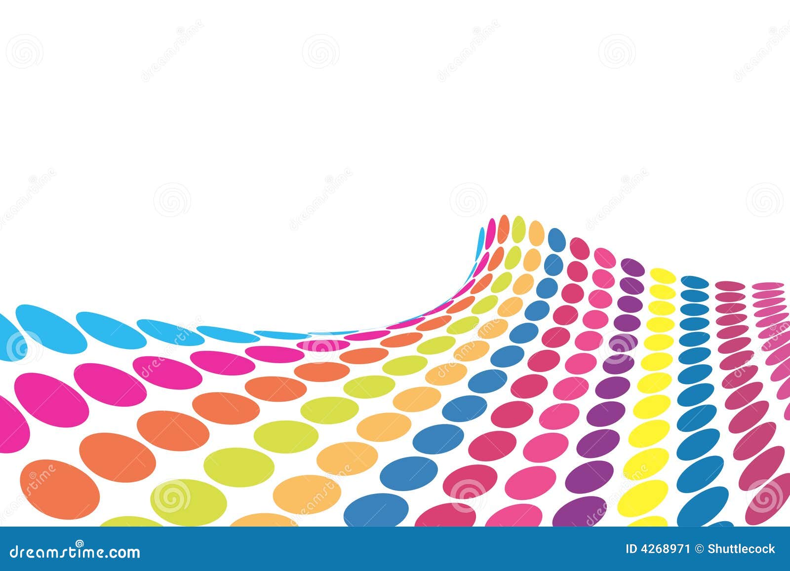 Punto Retro Colorido De Semitono 3D Ilustración del Vector ...