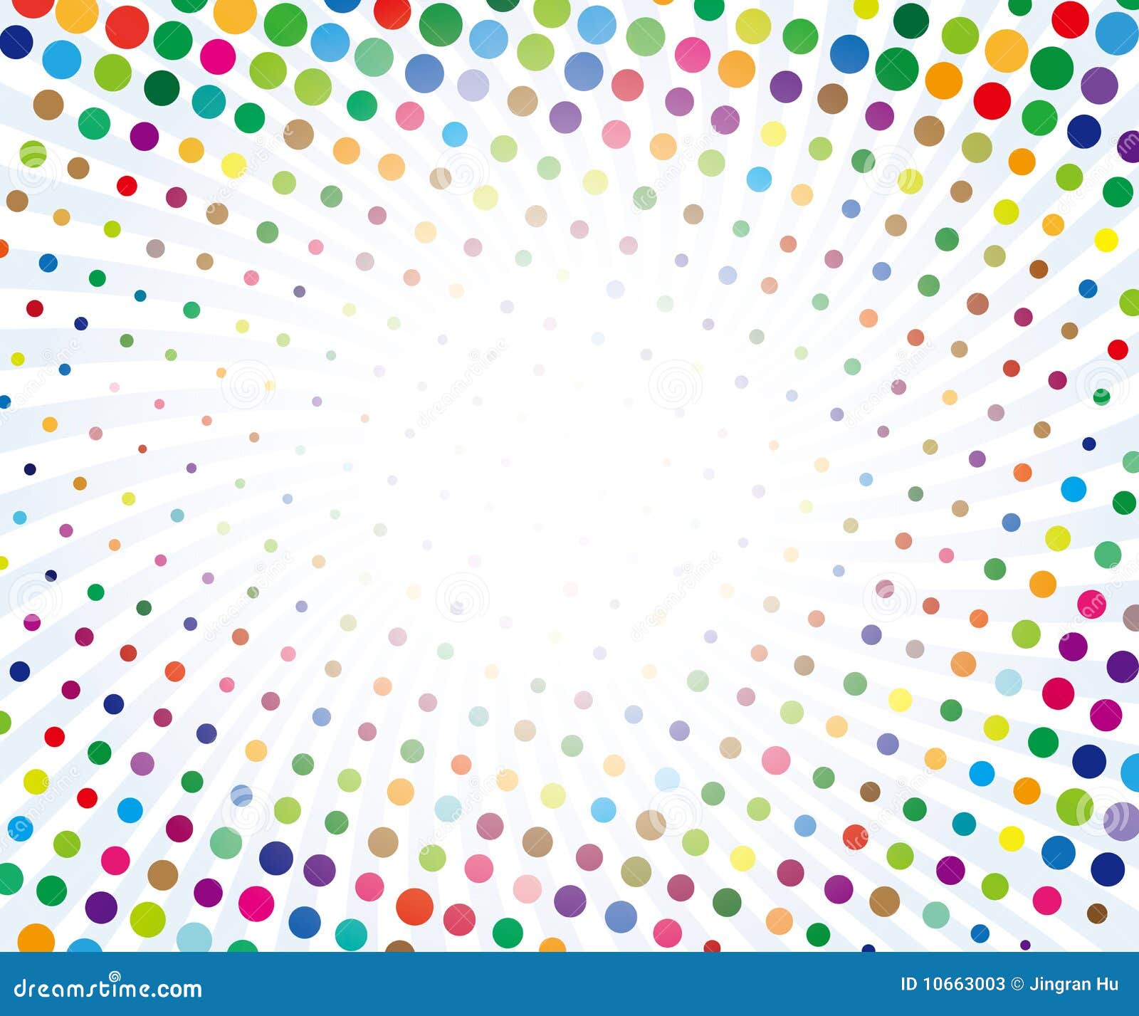 Puntos del color ilustración del vector. Ilustración de chorro - 10663003