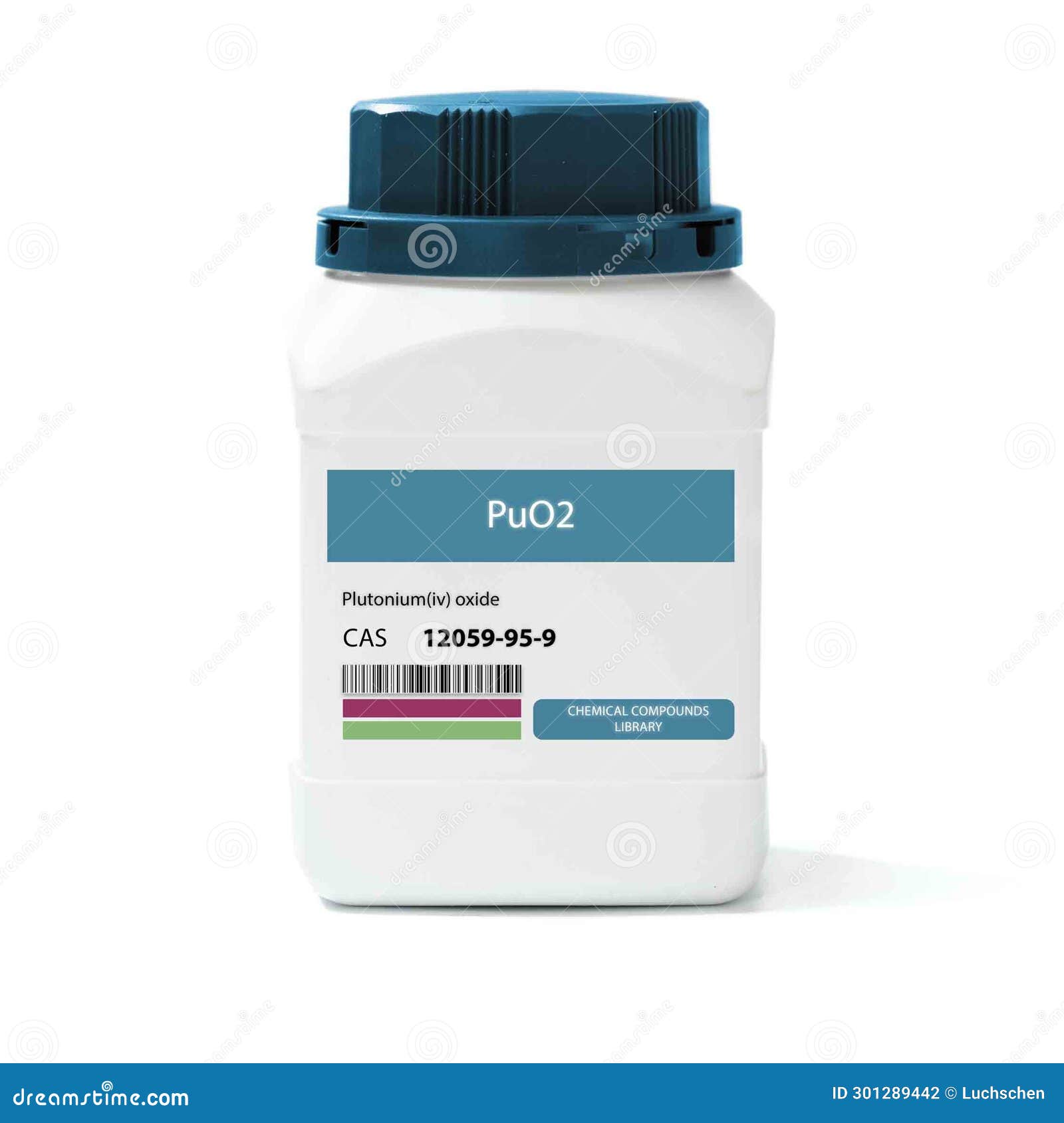 PuO2 - Plutonium(IV) oxide stock photo. Image of compound - 301289442