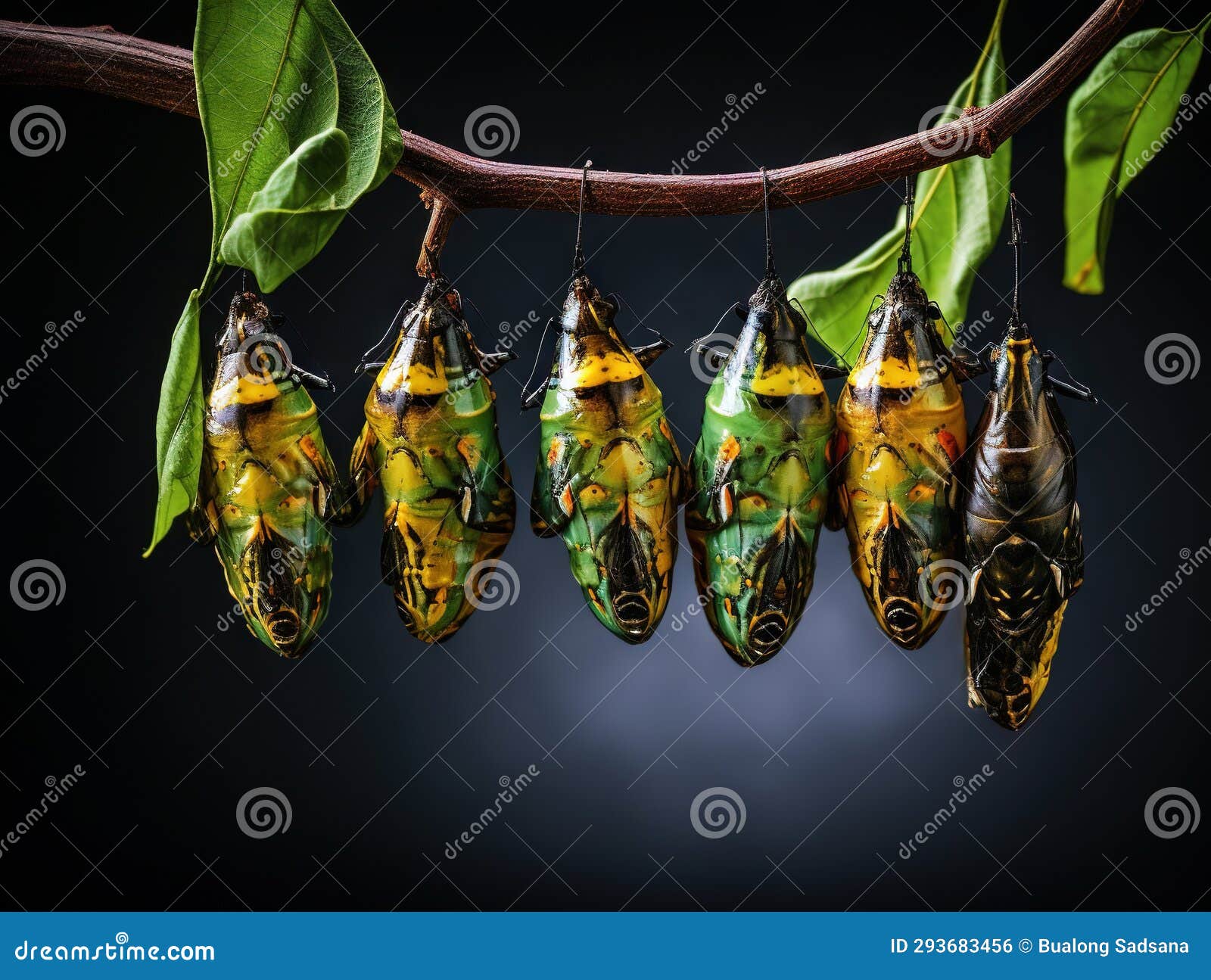 Pupa stock illustration. Illustration of wildlife, evolution - 293683456