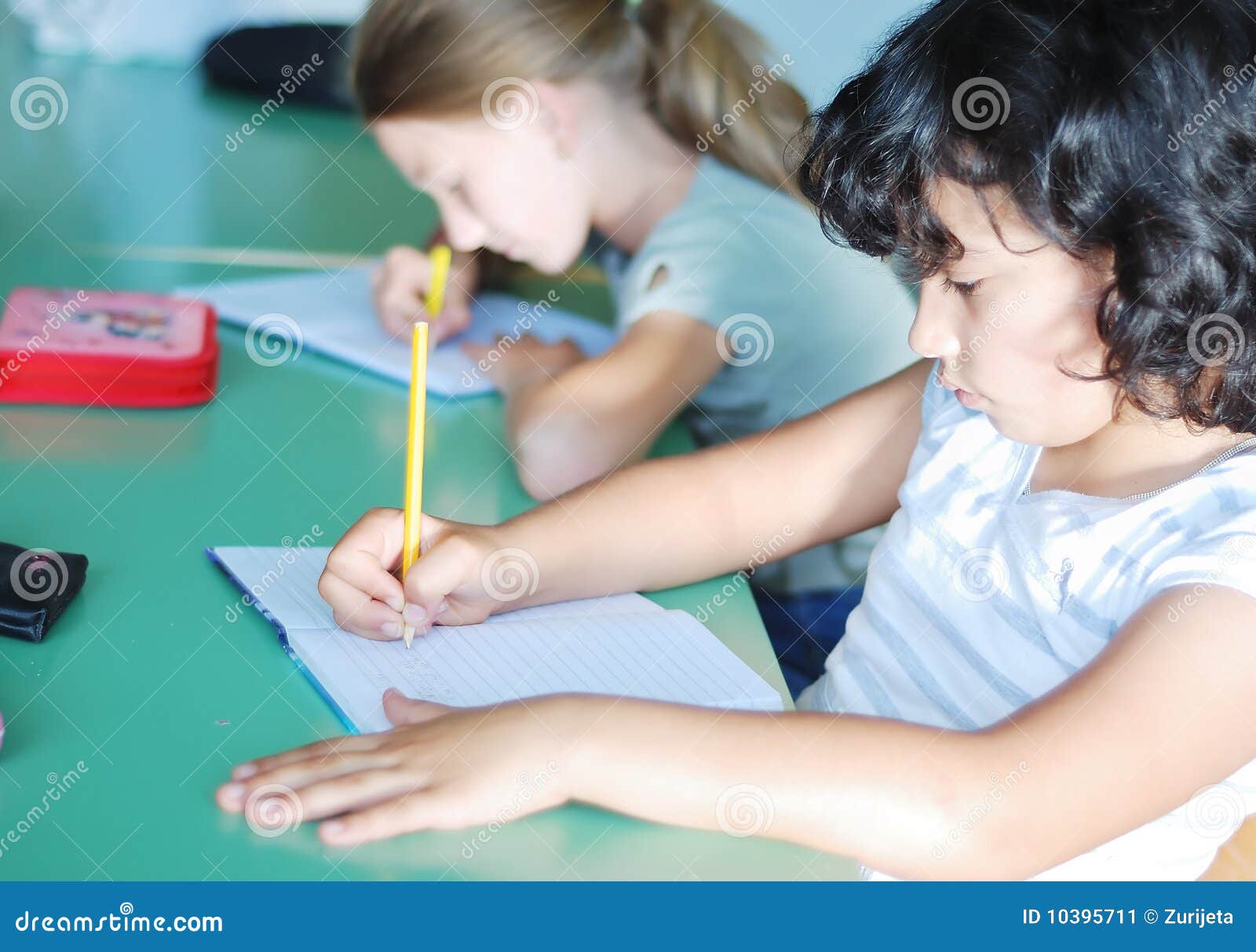 Pupil Activities in the Classroom Stock Image - Image of reading ...